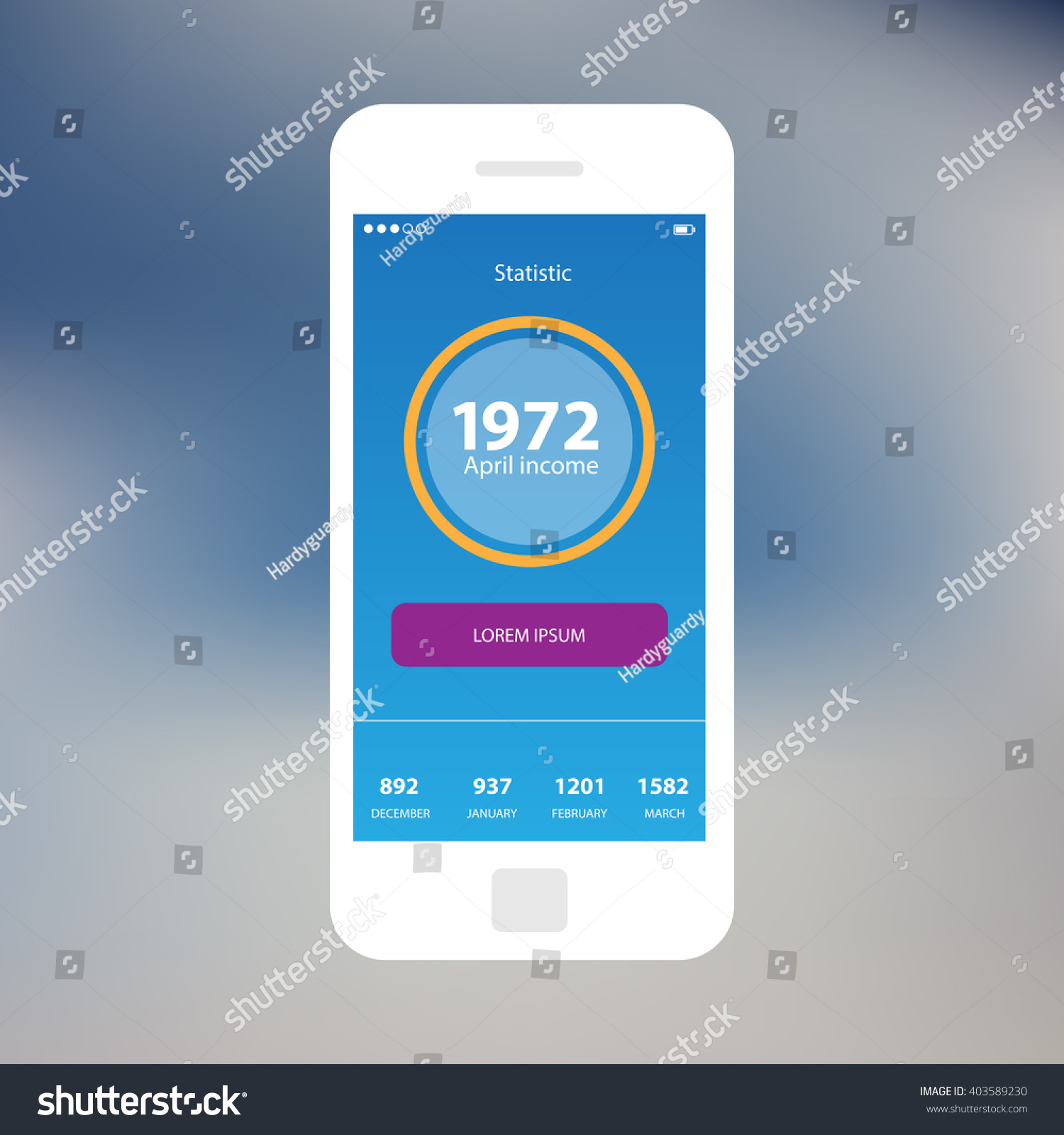 Mobile Wireframe App Ui Kit Finance Stock Vector (Royalty Free ...