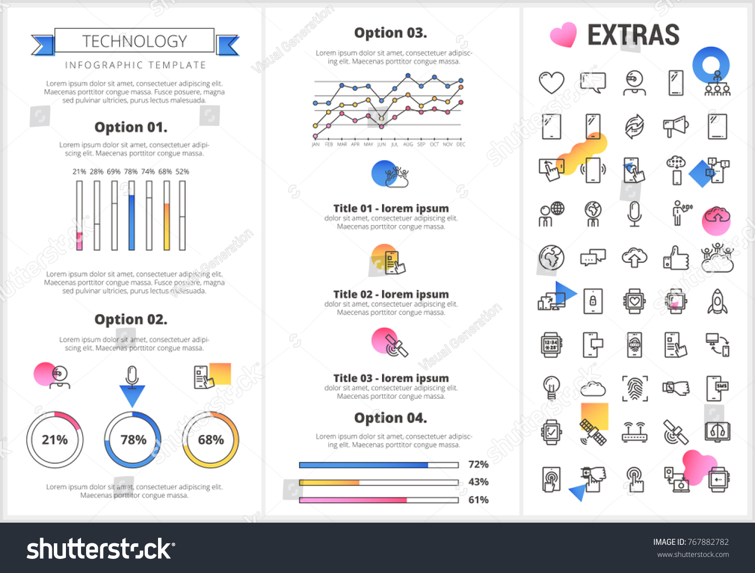 Mobility Infographic Template Elements Icons Infograph Stock Vector ...