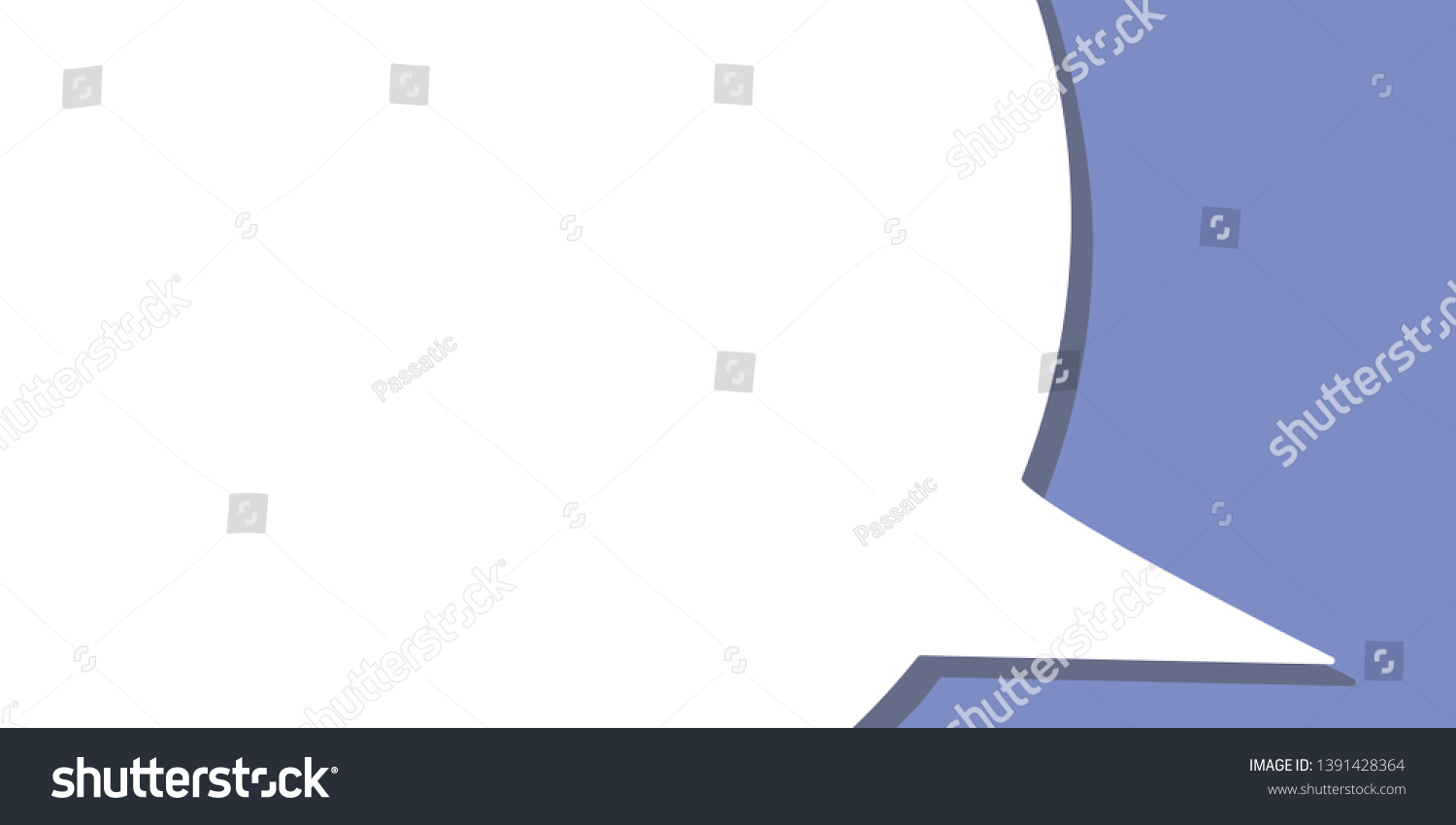 Mock Speech Bubble Banner Advertisement Vector Stock Vector (Royalty ...