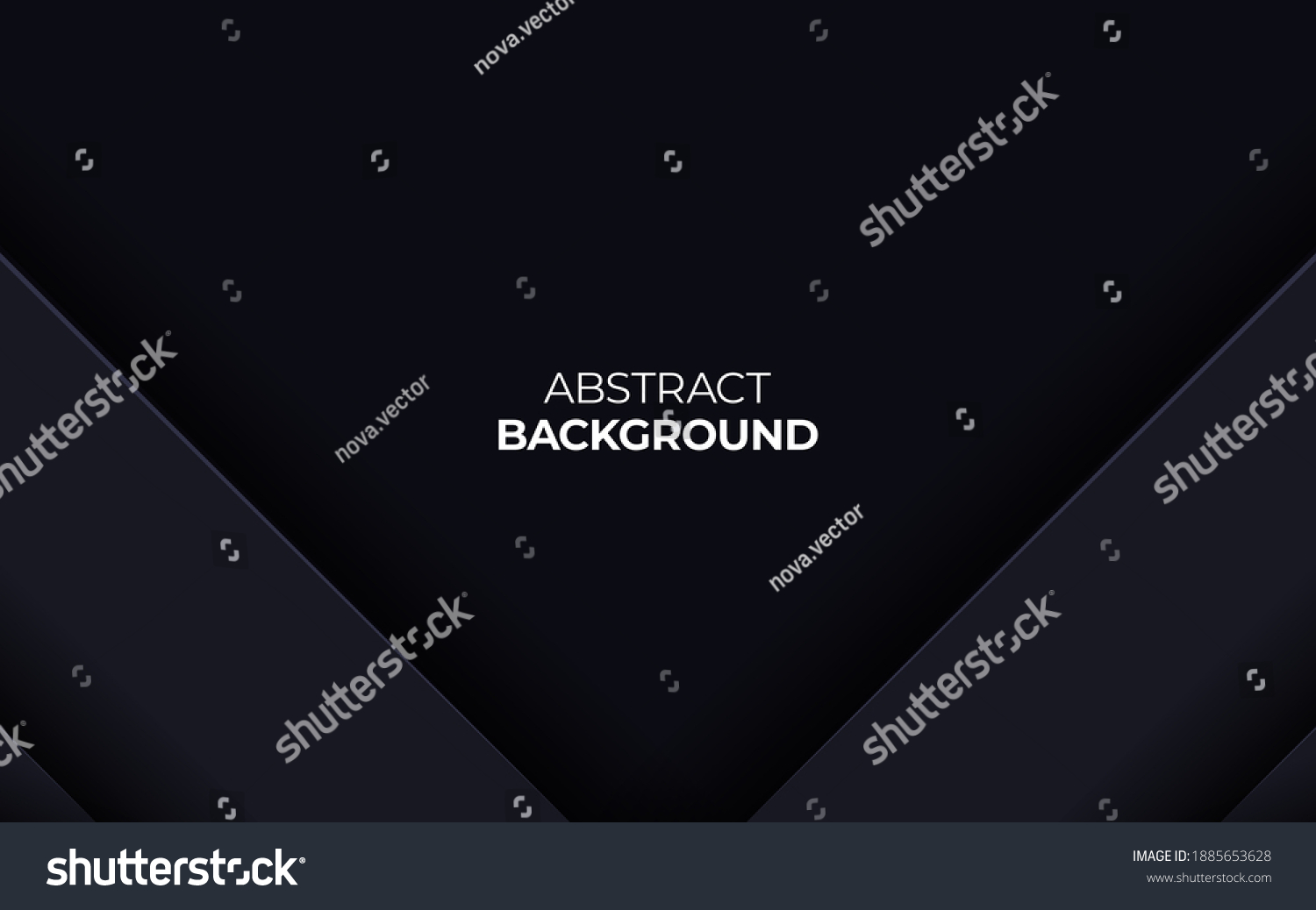 Modern Abstract Black Vector Background Banner Stock Vector (Royalty ...