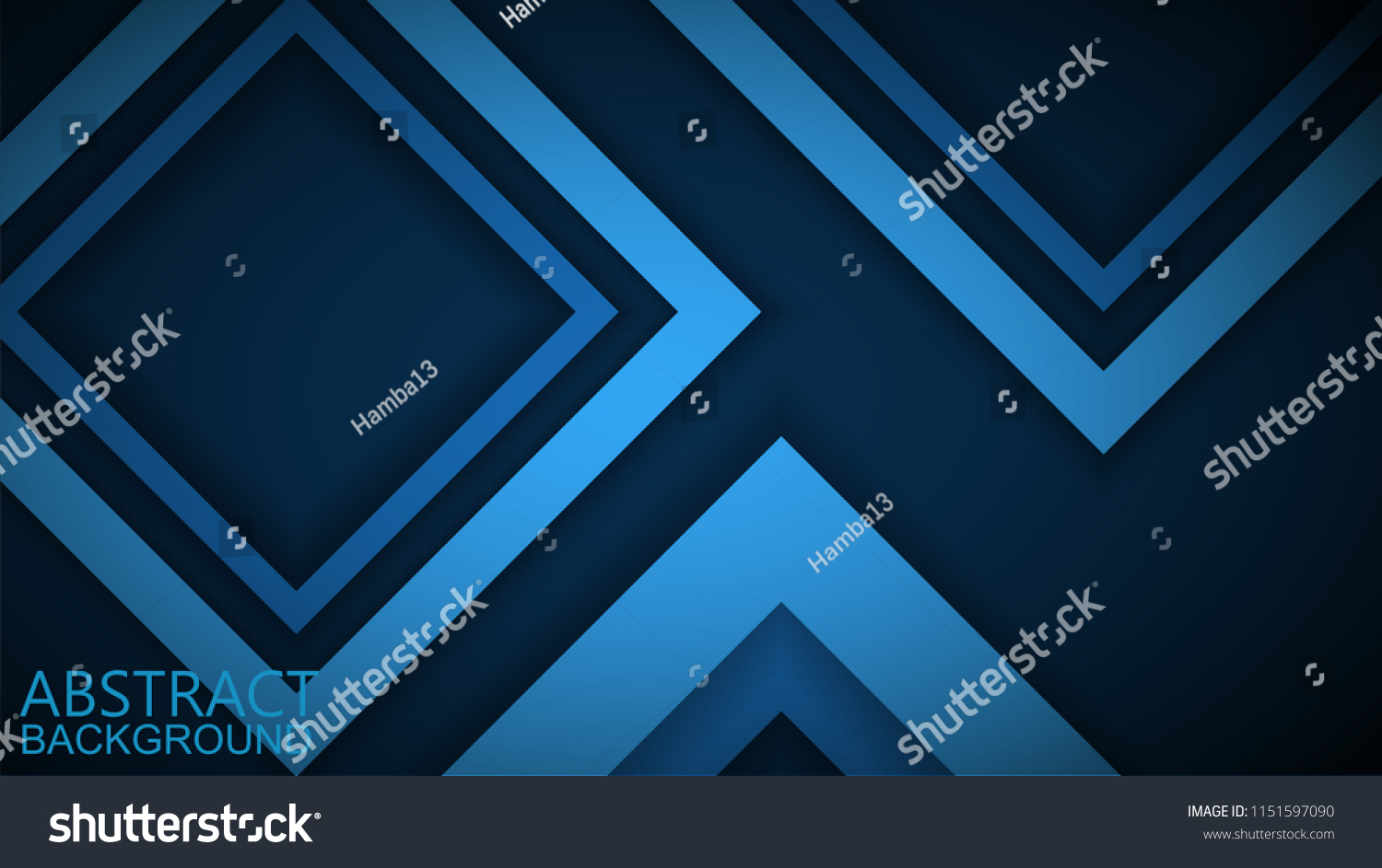 Modern Abstract Blue Background Stock Vector (Royalty Free) 1151597090 ...