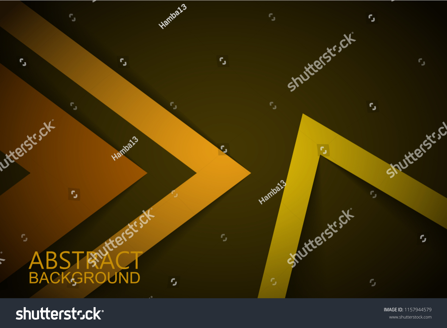 Modern Abstract Yellow Background Stock Vector (Royalty Free ...