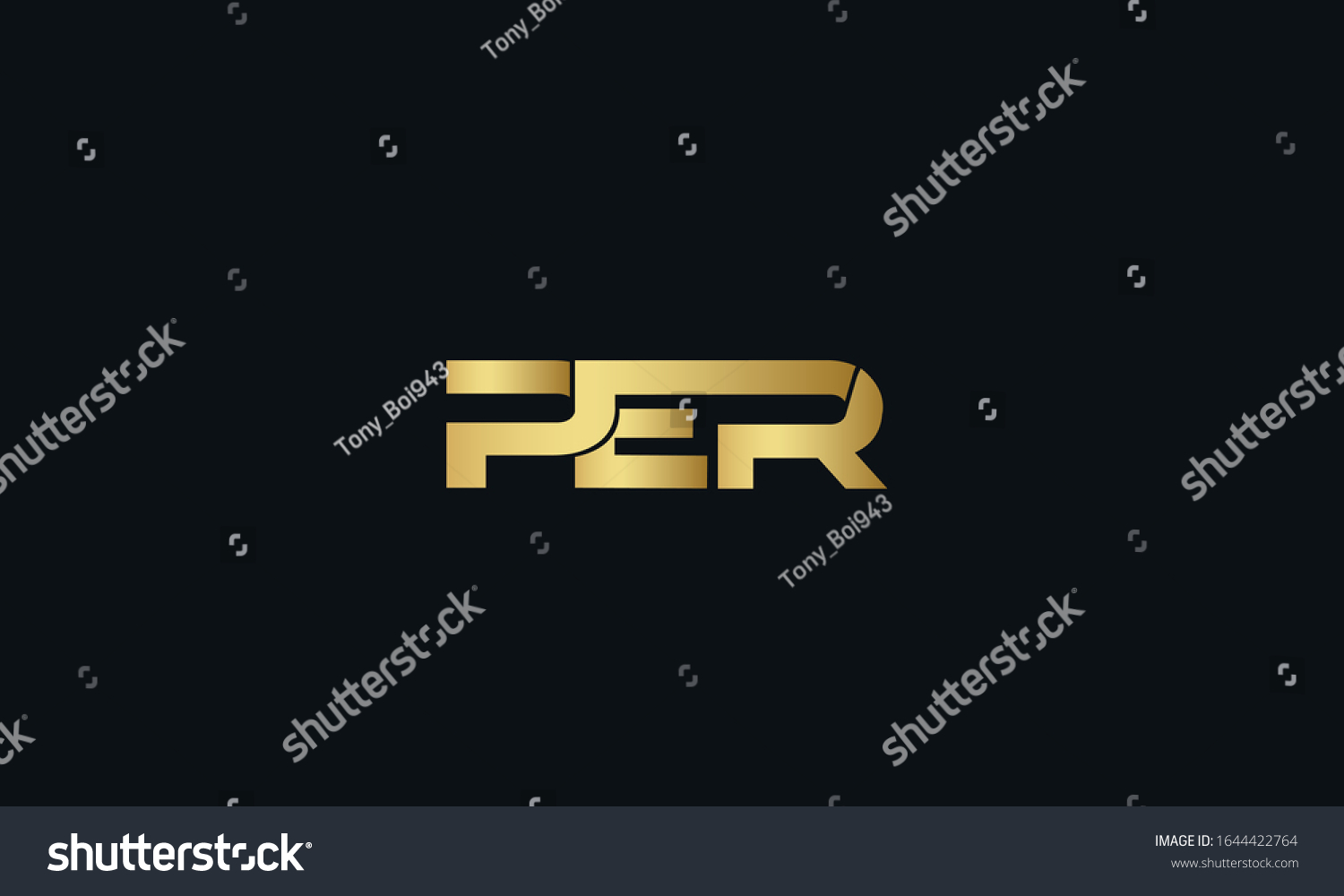 Modern Creative Per Logo Design Template Stock Vector (Royalty Free ...