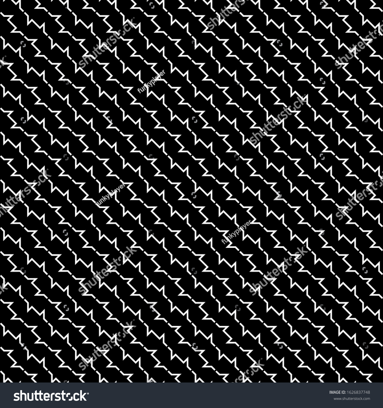 Modern Background Diagonal Jagged Lines Pattern Stock Vector (Royalty ...