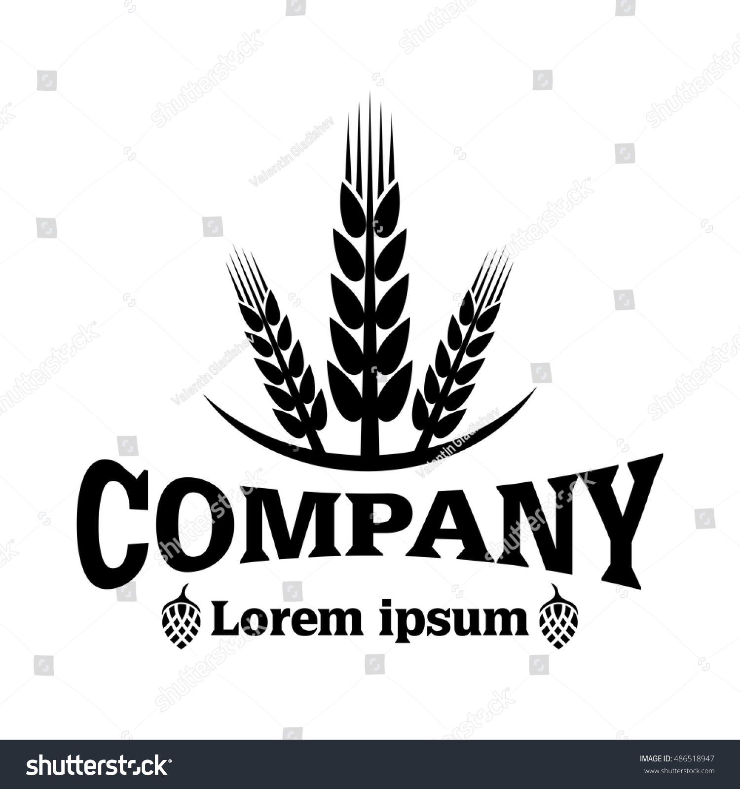Modern Bakery Logo Stock Vector (Royalty Free) 486518947 | Shutterstock