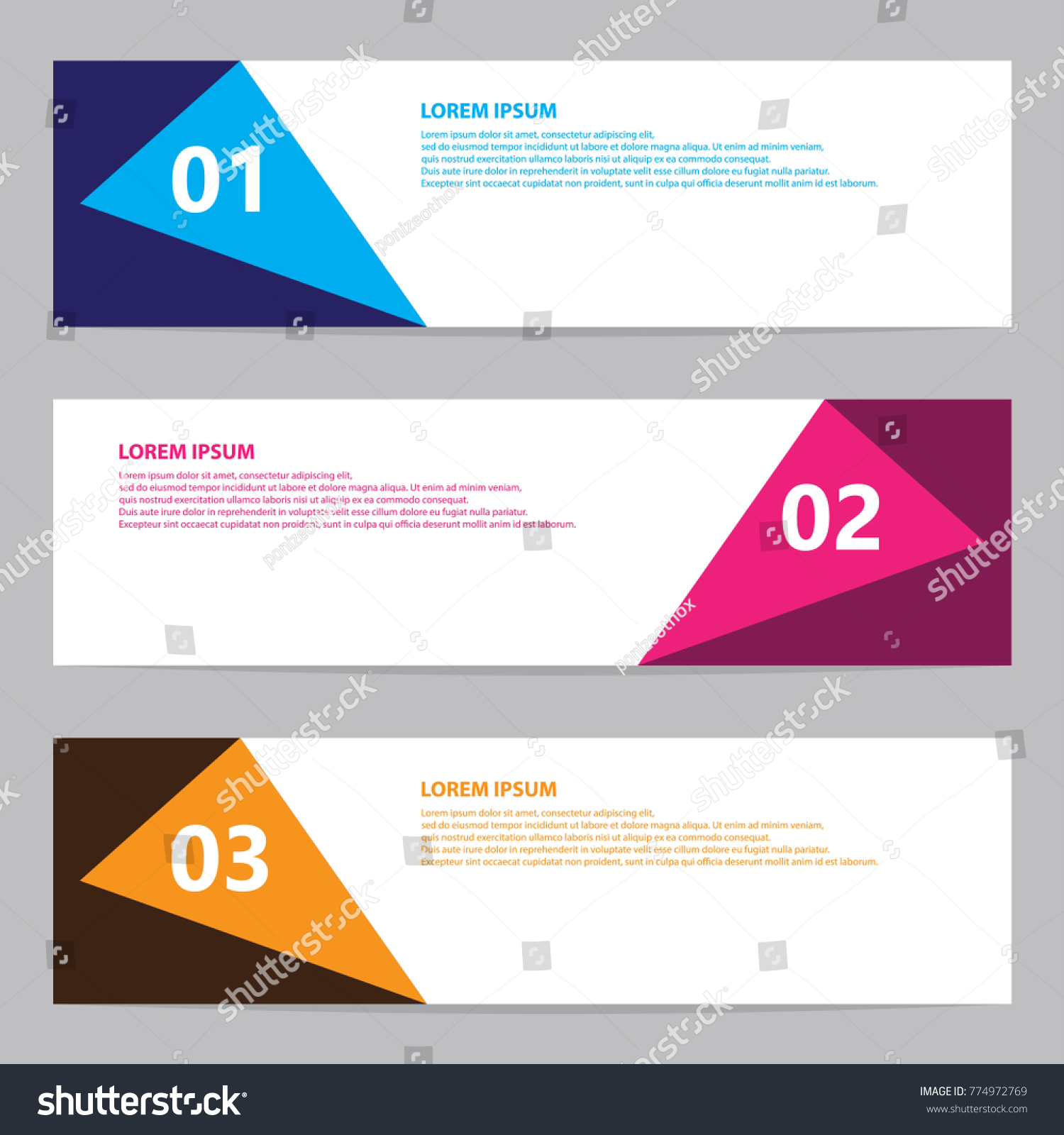 Modern Banner Vector Stock Vector (Royalty Free) 774972769 | Shutterstock