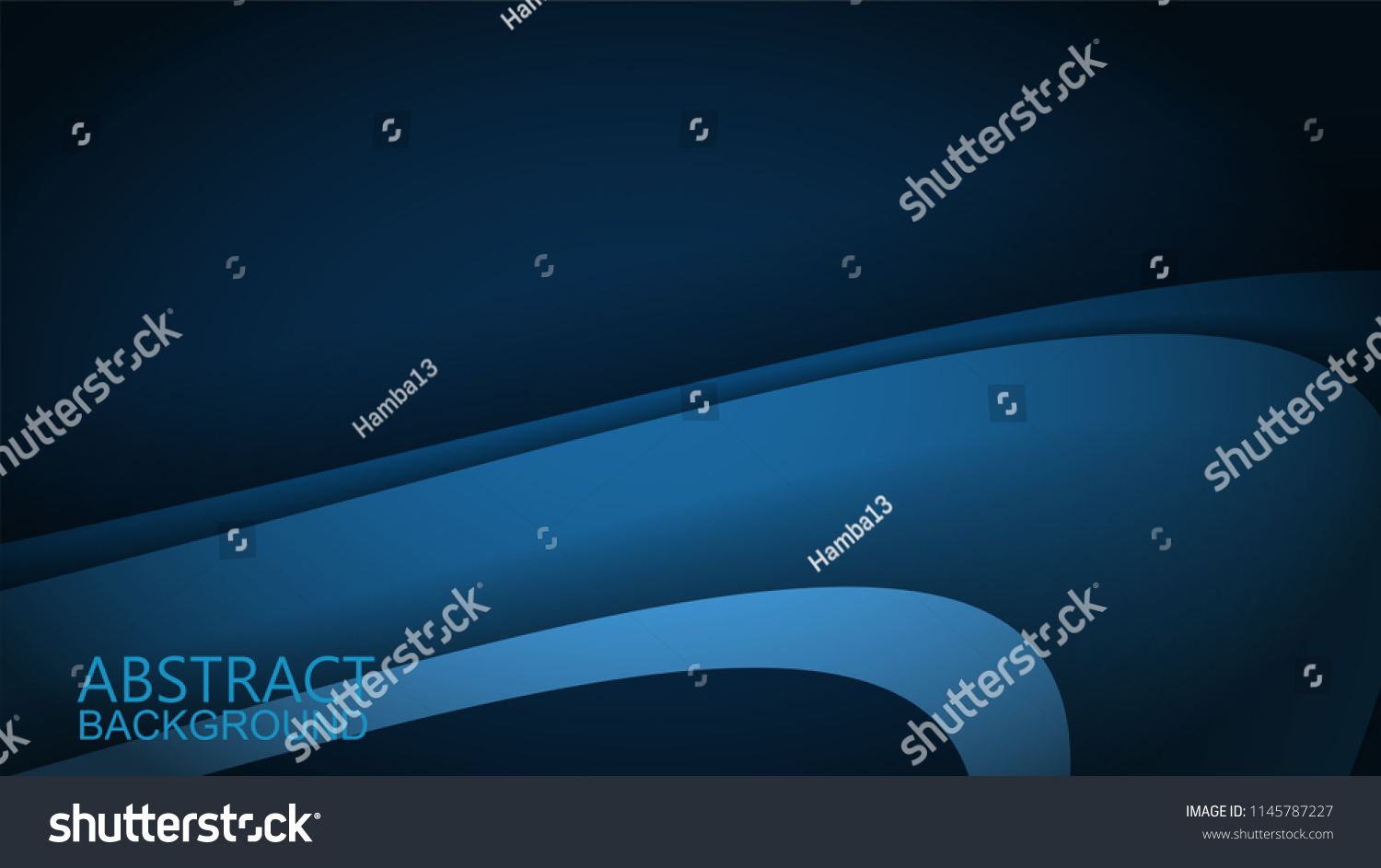 Modern Blue Curve Vector Background Stock Vector (Royalty Free ...
