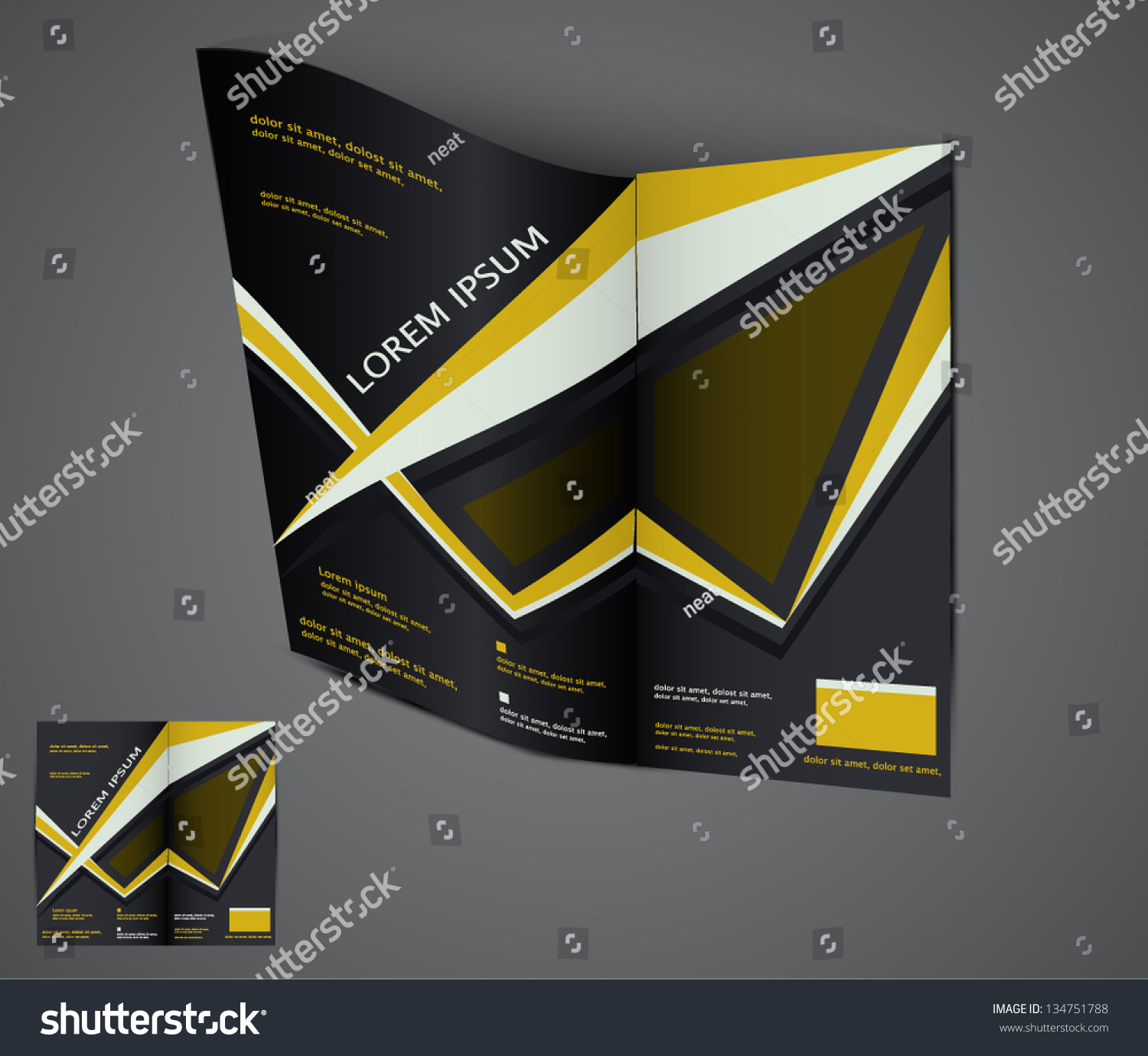 Modern Brochure Design Stock Vector (Royalty Free) 134751788 | Shutterstock