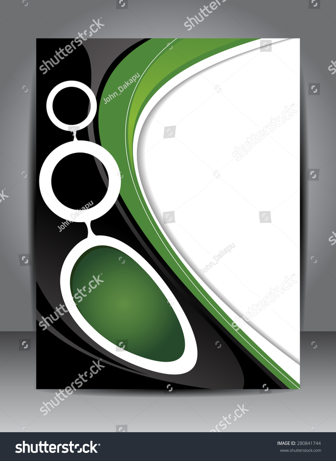 Modern Brochure Design Content Background Design Stock Vector (Royalty ...