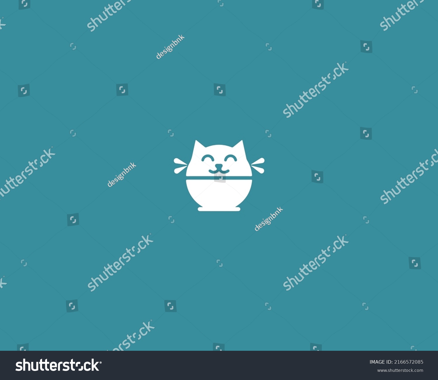 Modern Cat Chef Logo Design Template Stock Vector (Royalty Free ...