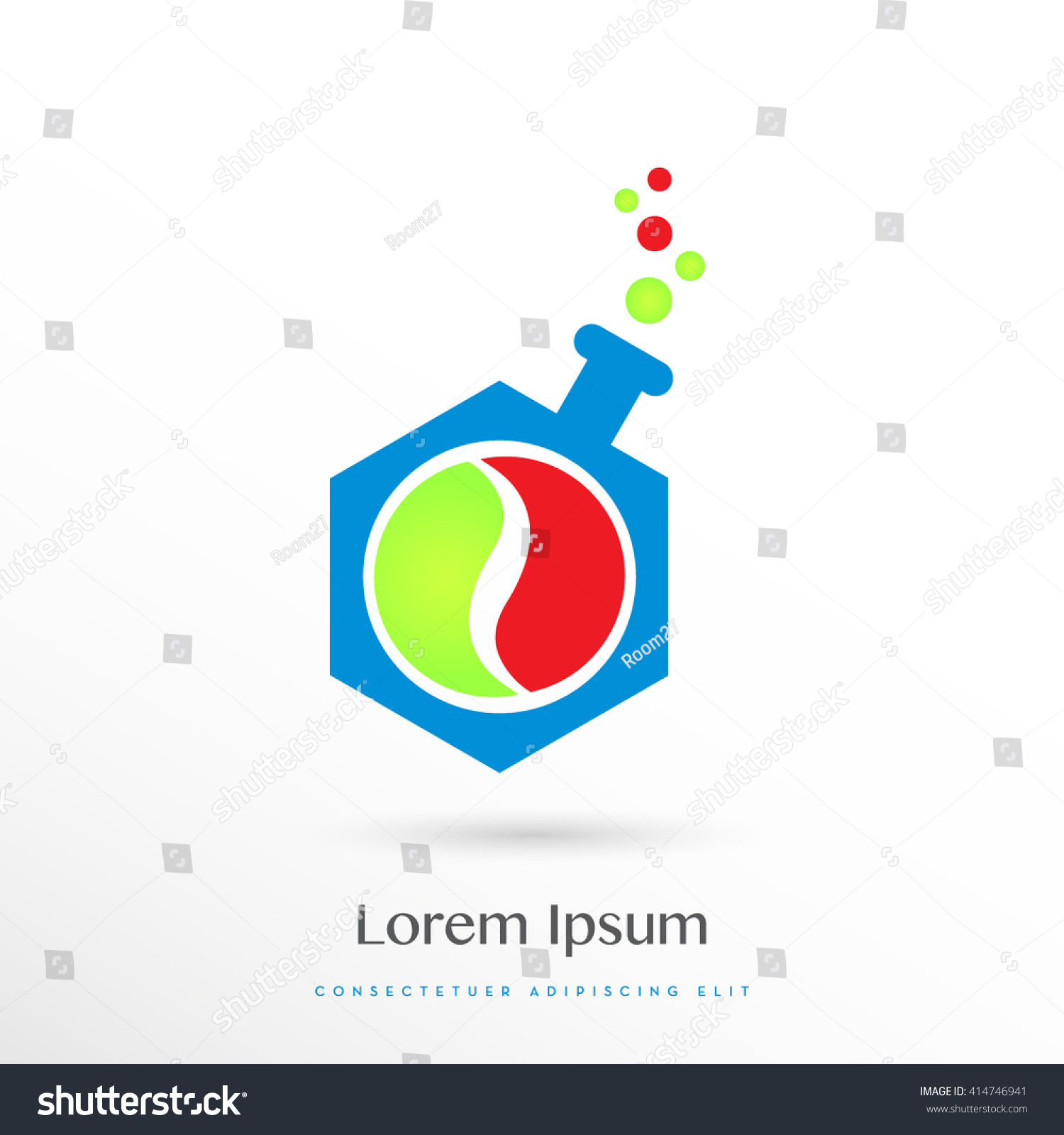 Modern Chemistry Vector Symbol Stock Vector (Royalty Free) 414746941 ...