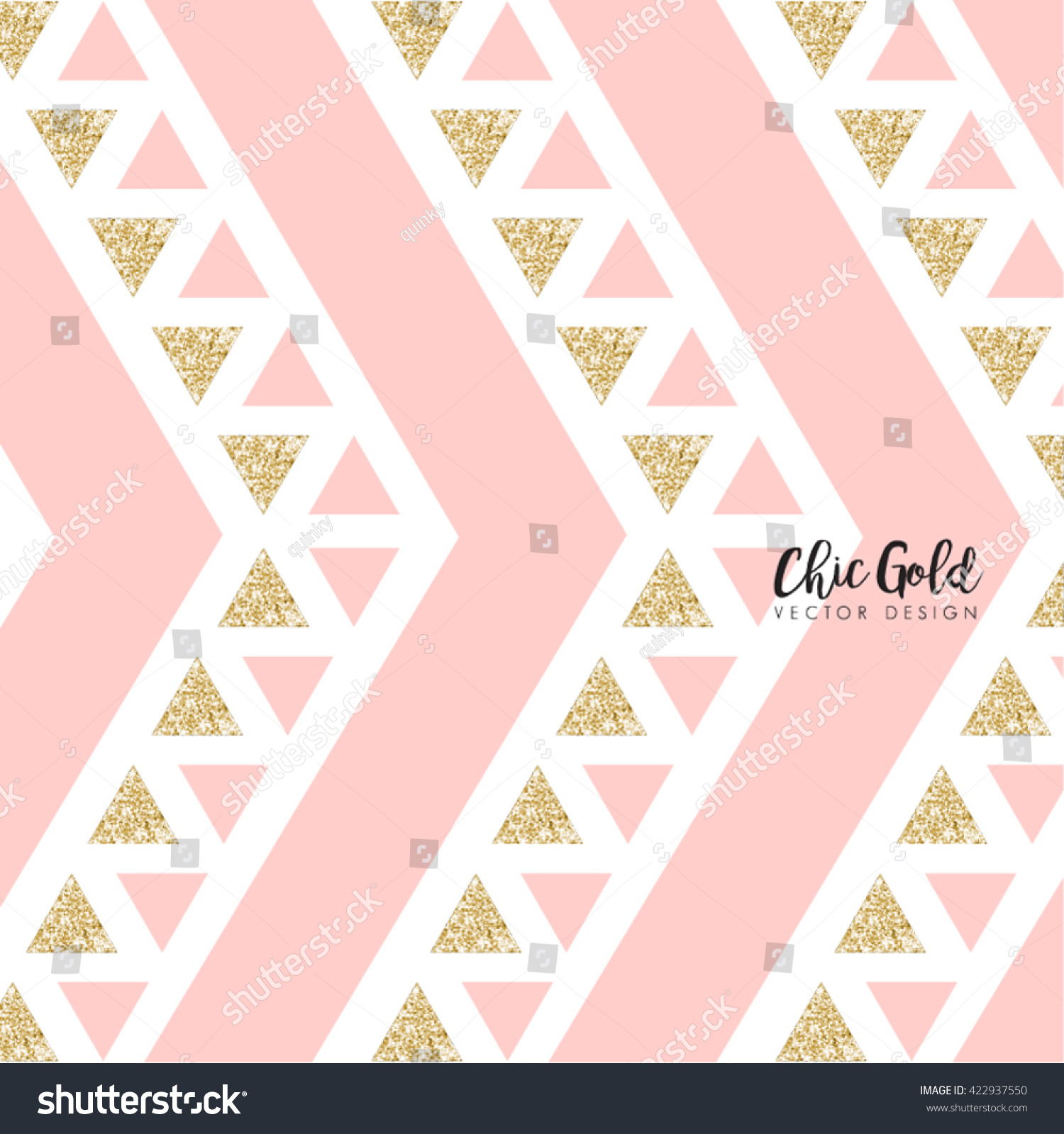 Modern Chic Gold Background Vector Design Stock Vector (Royalty Free ...
