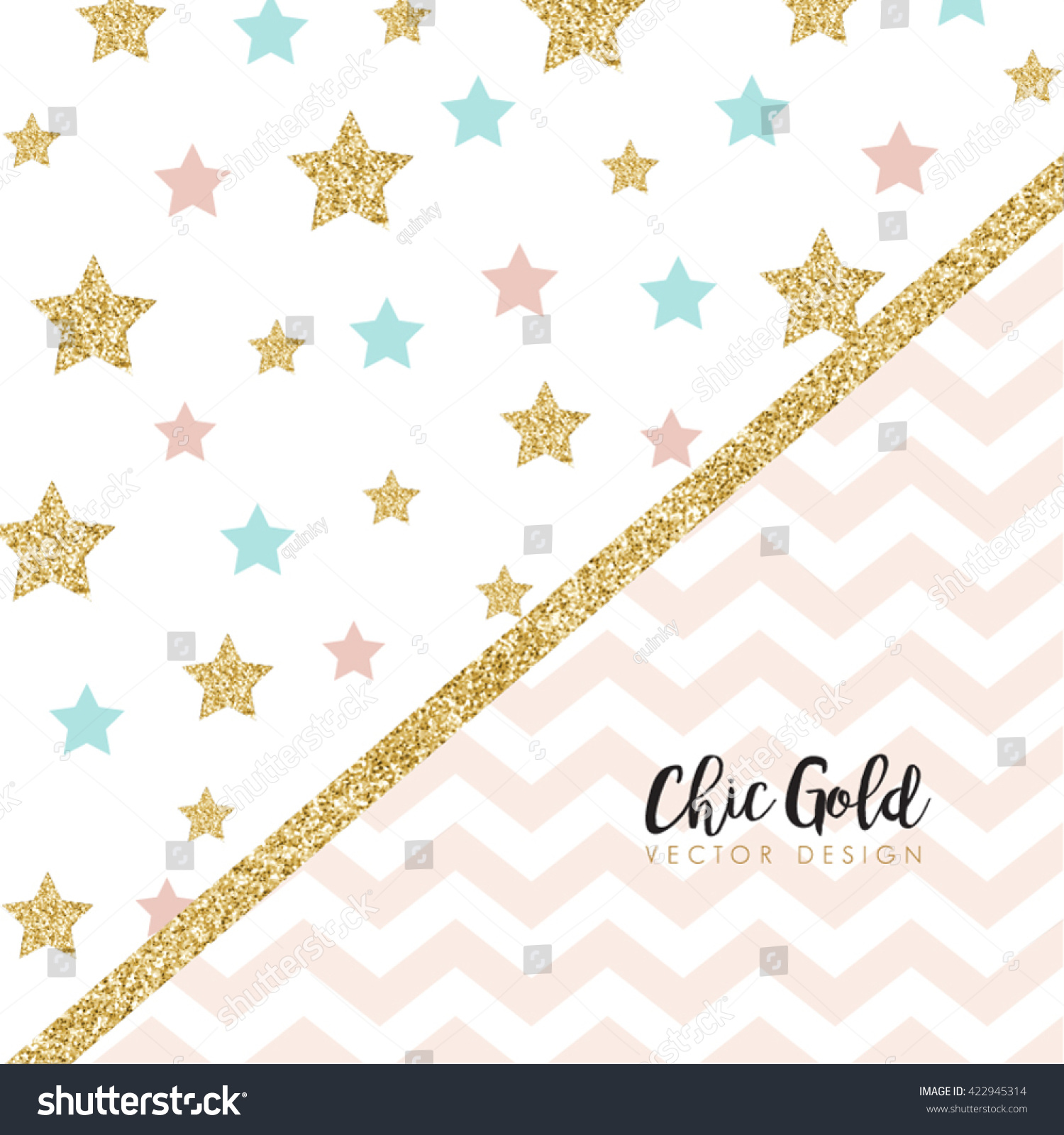 Modern Chic Gold Background Vector Design Stock Vector (Royalty Free ...