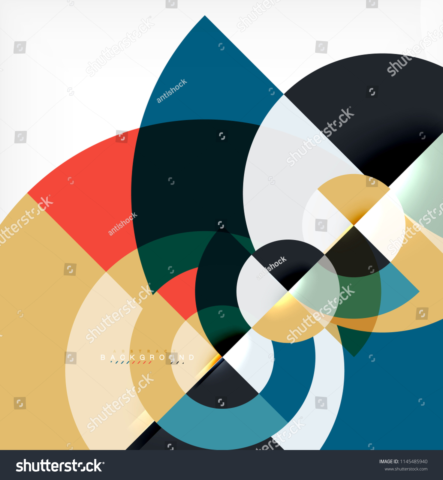 Modern Circle Abstract Background Vector Illustration Stock Vector ...