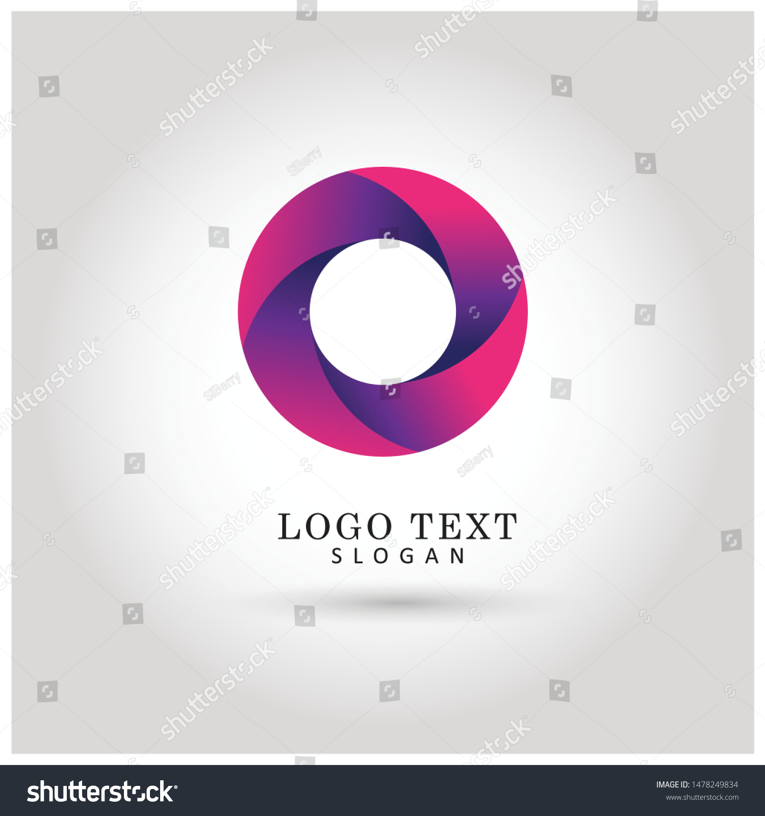 Modern Circle Infinity Logo Icon Symbol Stock Vector (Royalty Free ...