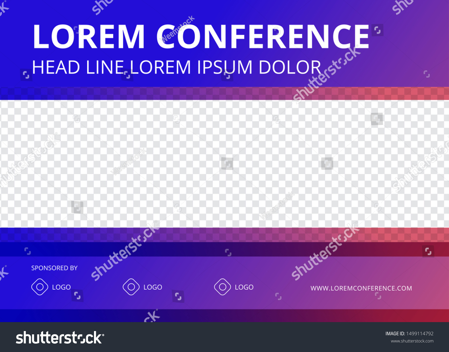 Modern Conference Background Flyer Layoutminimal Geometric Stock Vector ...
