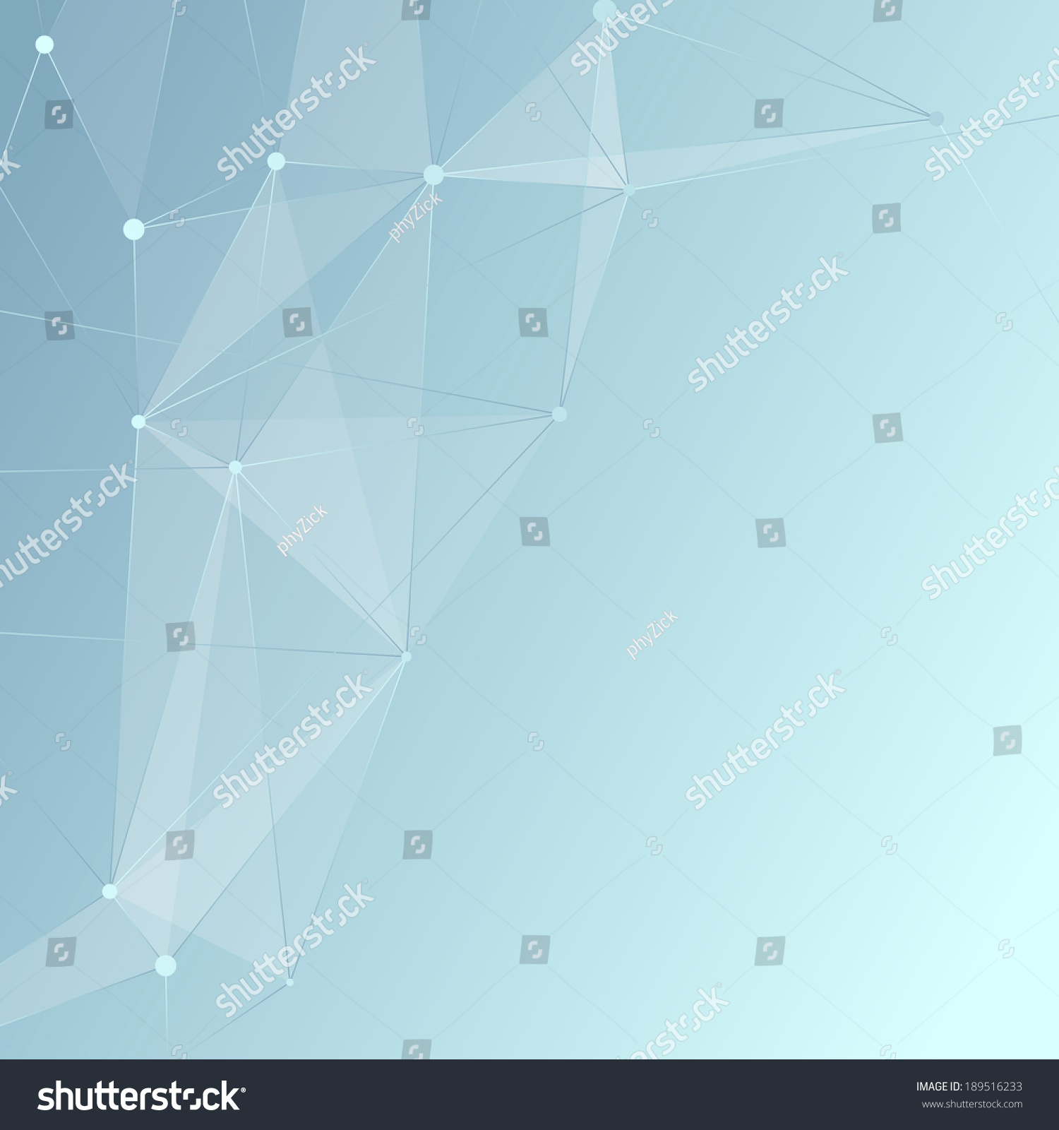 Modern Connection Background Template Crystal Vector Stock Vector ...
