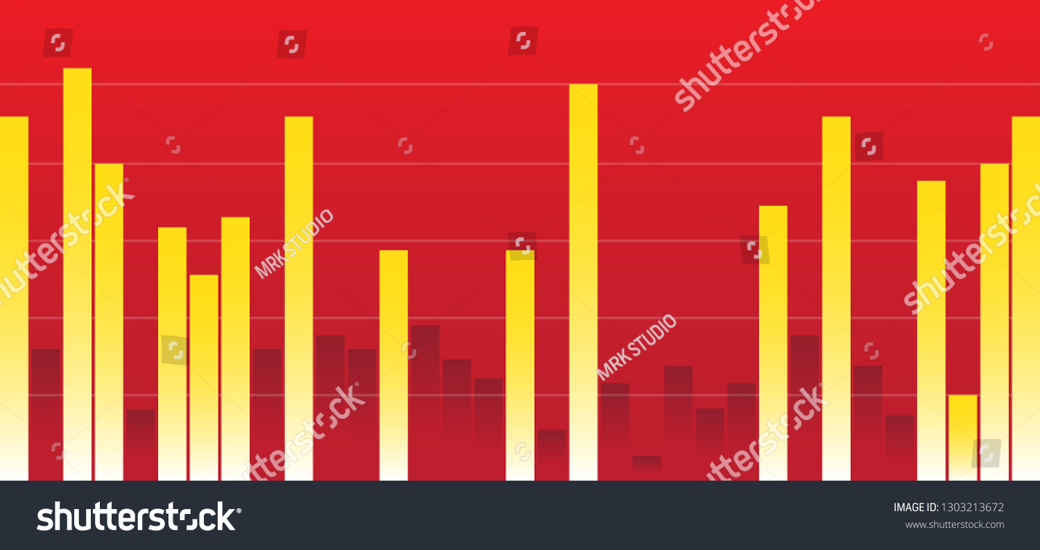 Modern Financial Chart Vector Eps10 Stock Vector (Royalty Free) 1303213672