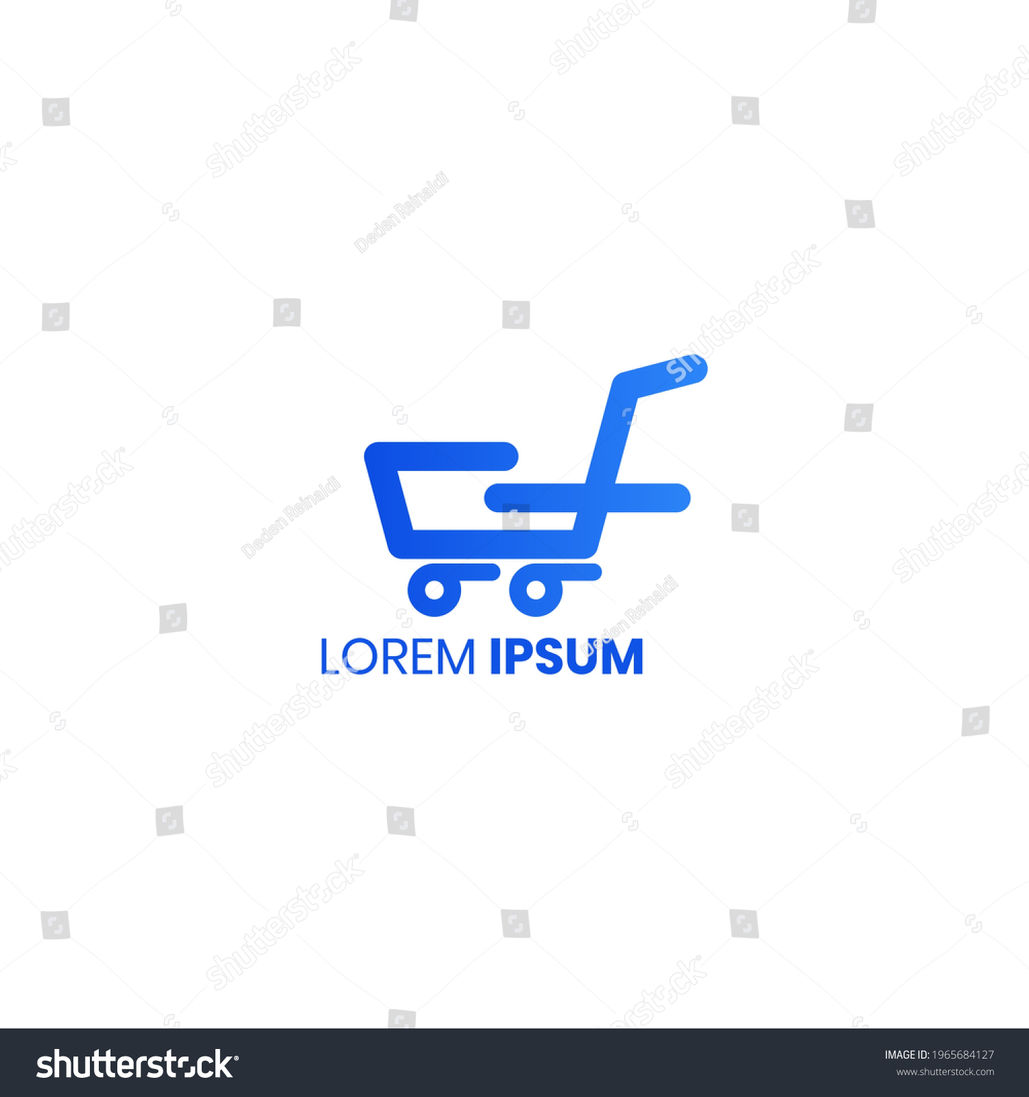 Modern Flat Design Ecommerce Logo Vector Stock Vector (Royalty Free ...