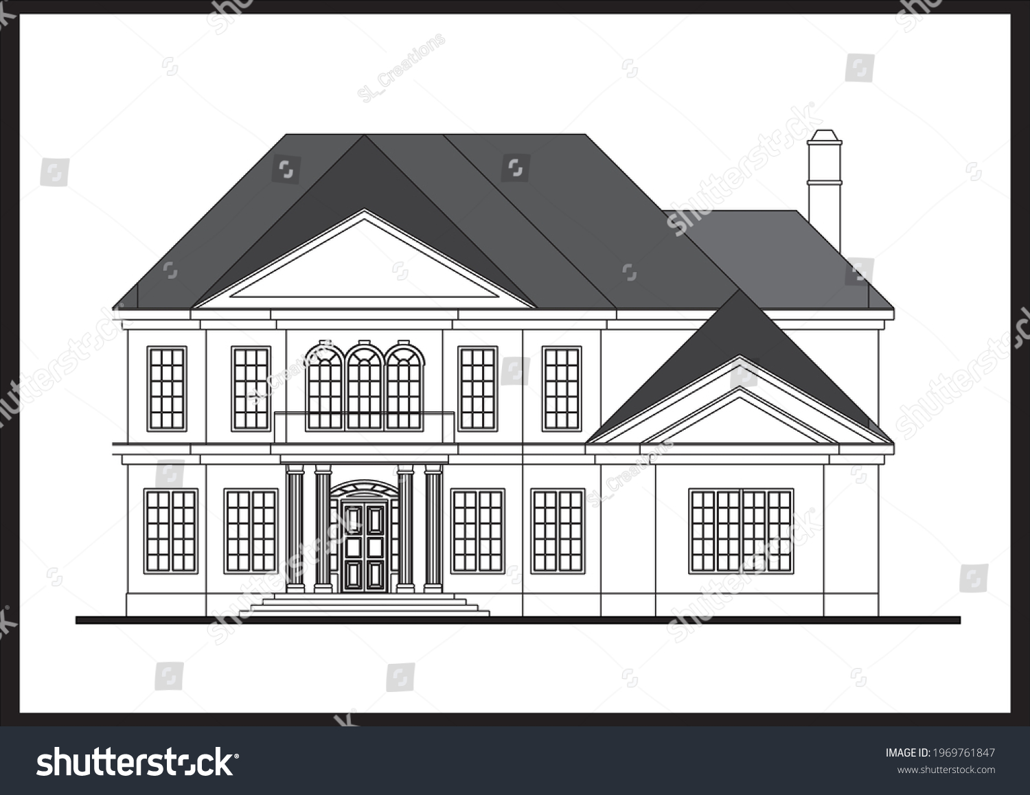 3,461 House elevation vector Images, Stock Photos & Vectors | Shutterstock