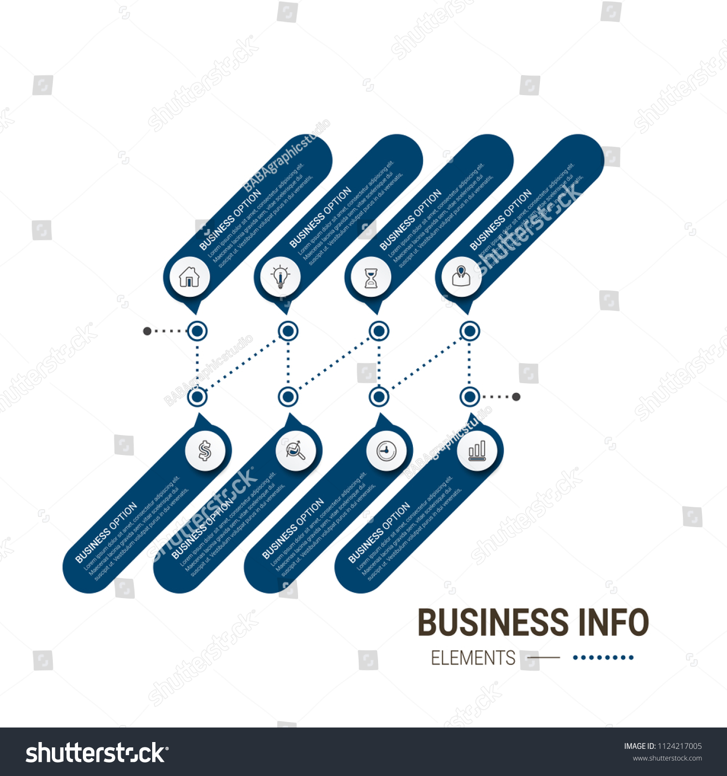Modern Infographic Choice Template Stock Vector (Royalty Free ...