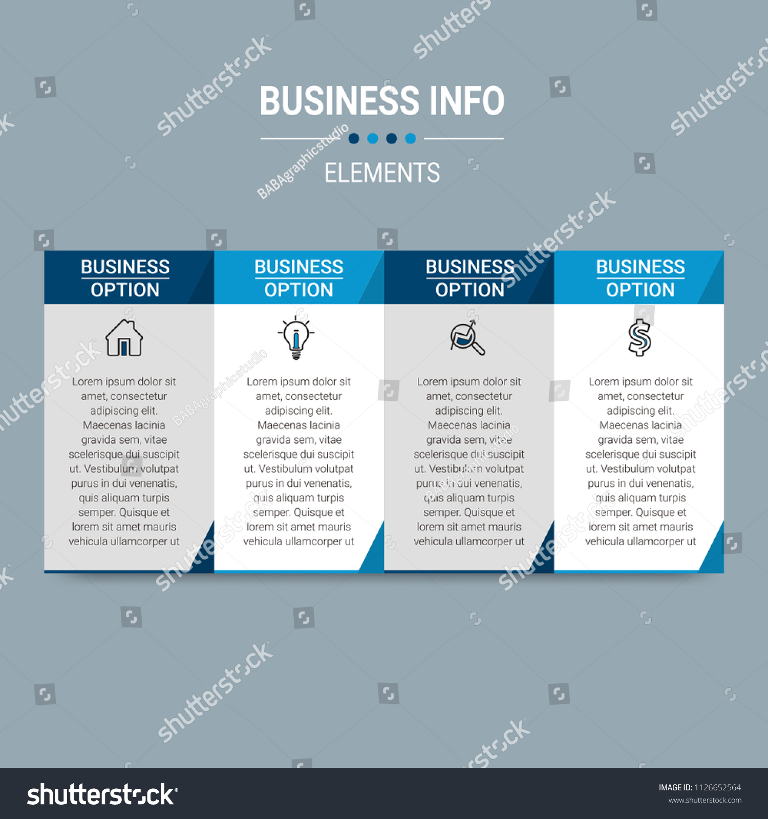 Modern Infographic Connection Template Stock Vector (Royalty Free ...