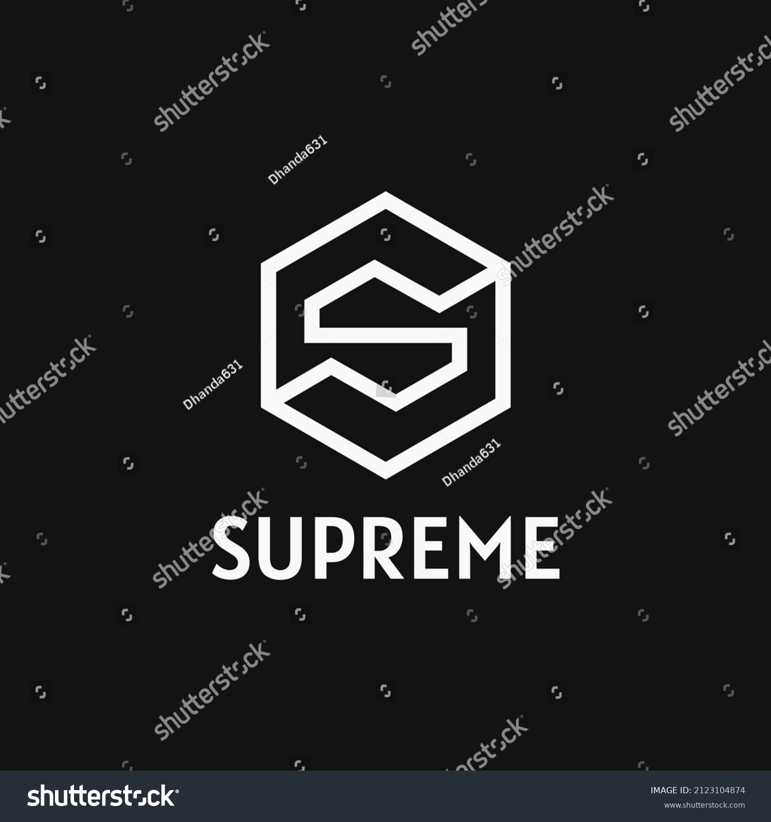 Modern Initial Letter S Line Logo Stock Vector (Royalty Free) 2123104874