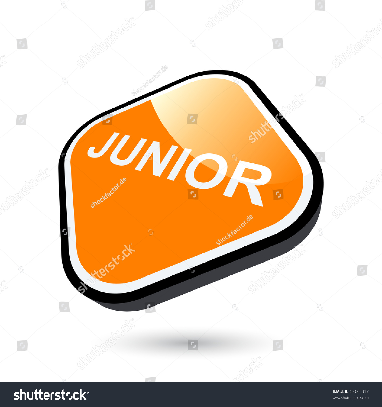 Modern Junior Sign Stock Vector (Royalty Free) 52661317 | Shutterstock
