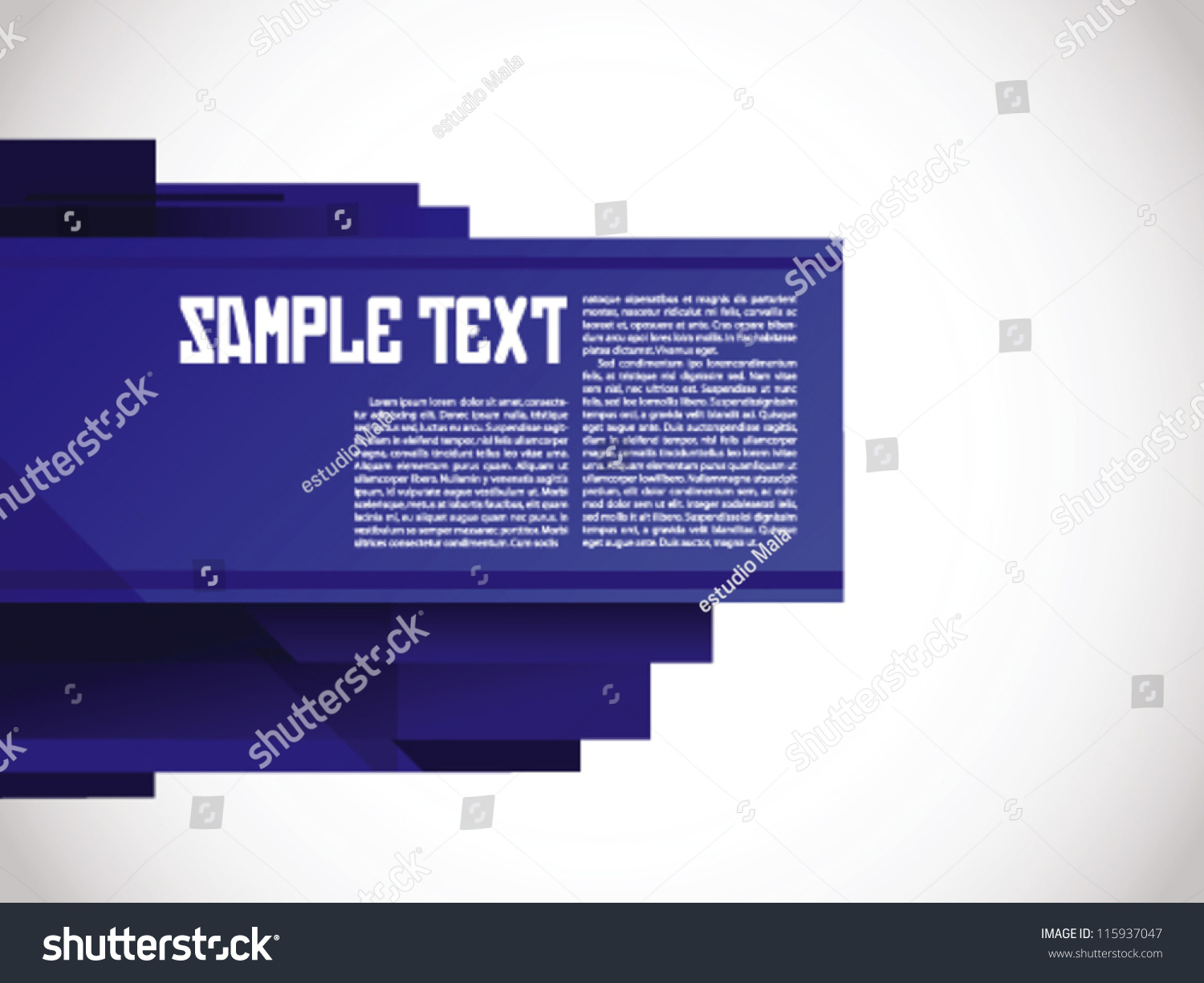 Modern Layout Print Poster Template Vector: vector de stock (libre de ...