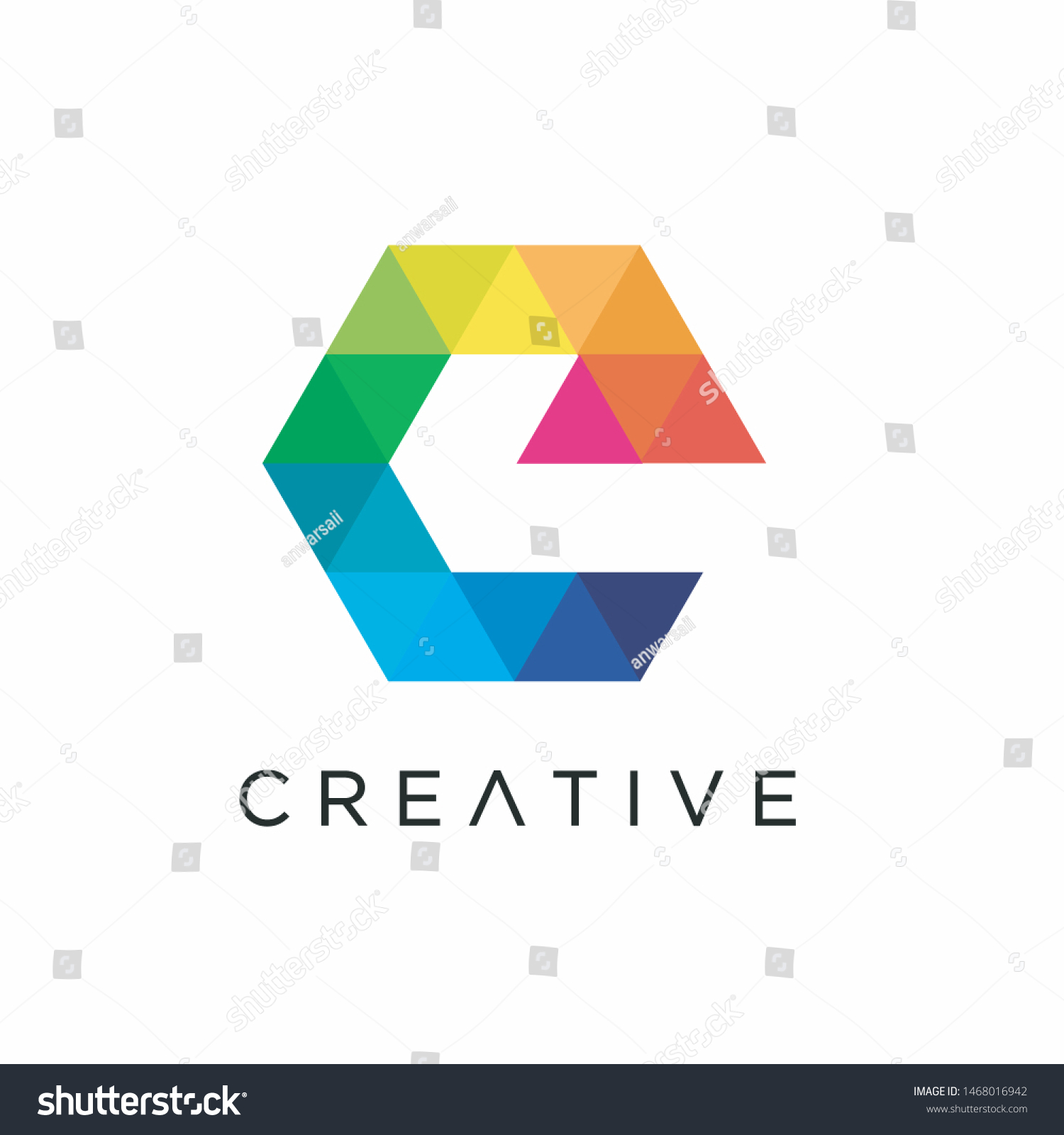 Modern Letter E Logo Design Templates Stock Vector (Royalty Free ...
