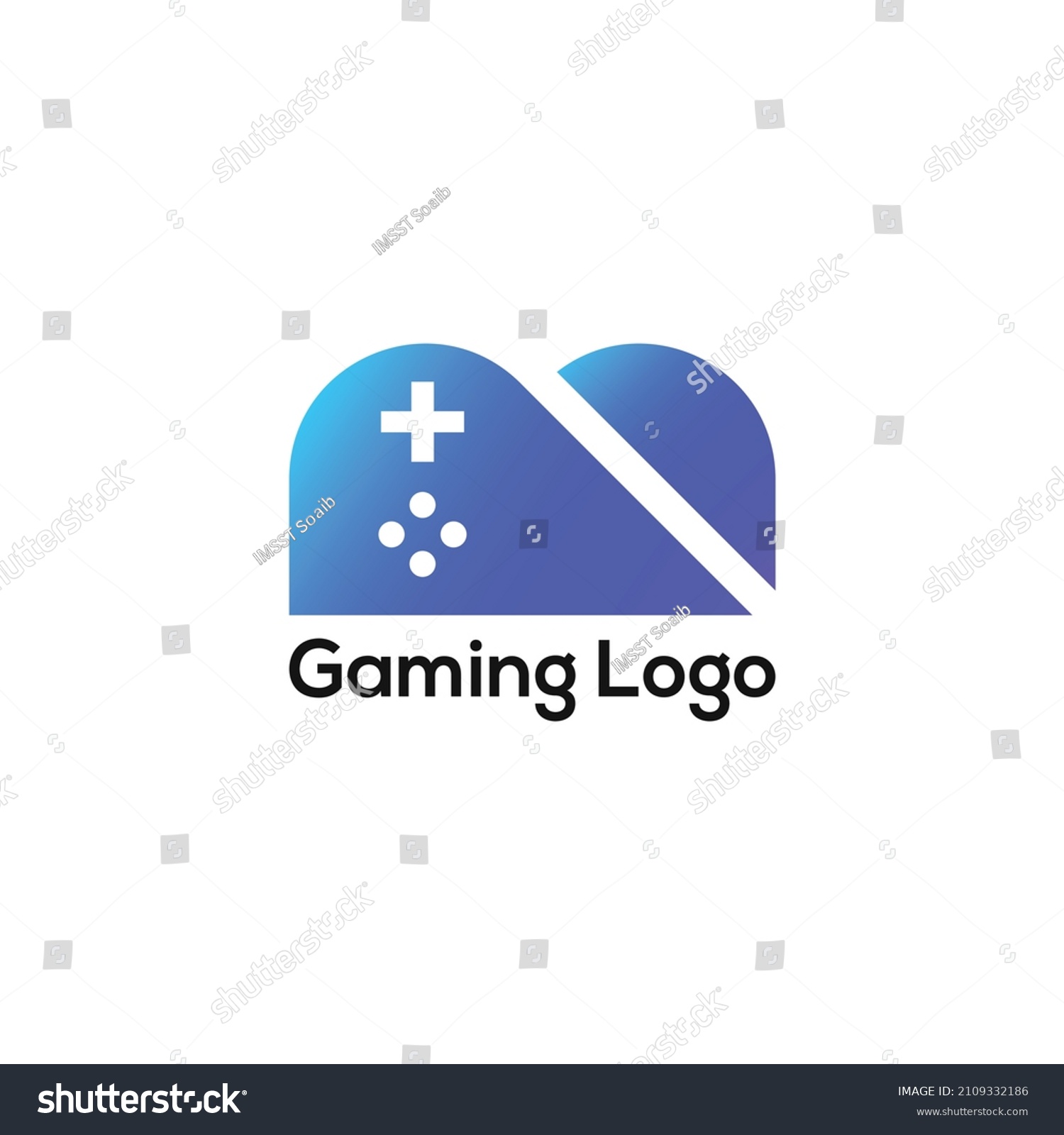 Modern M Gaming Logo Design Vector Stock Vector (Royalty Free ...