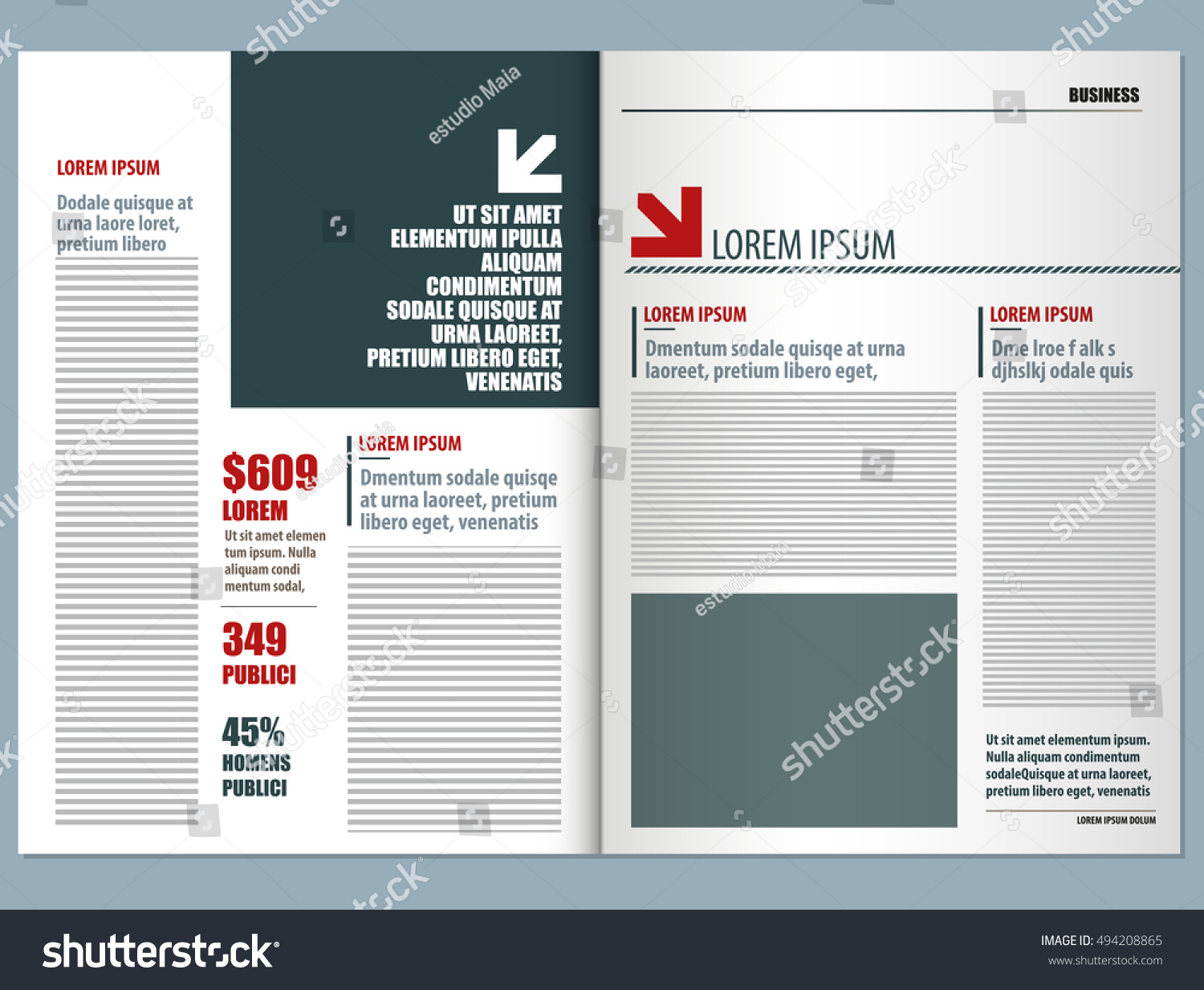 7,789 Financial magazine template Images, Stock Photos & Vectors ...