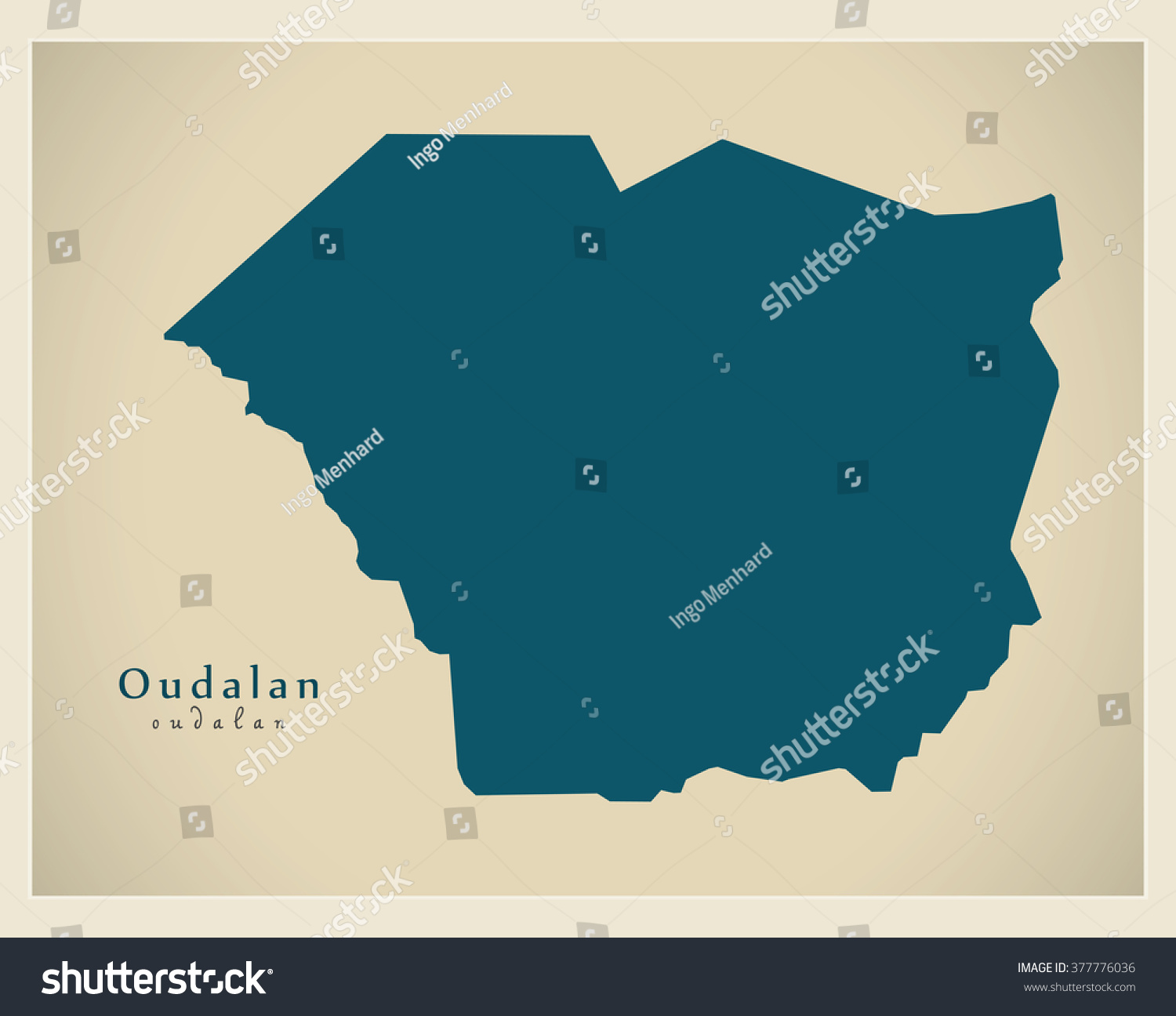 Modern Map Oudalan Bf Stock Vector (Royalty Free) 377776036 | Shutterstock