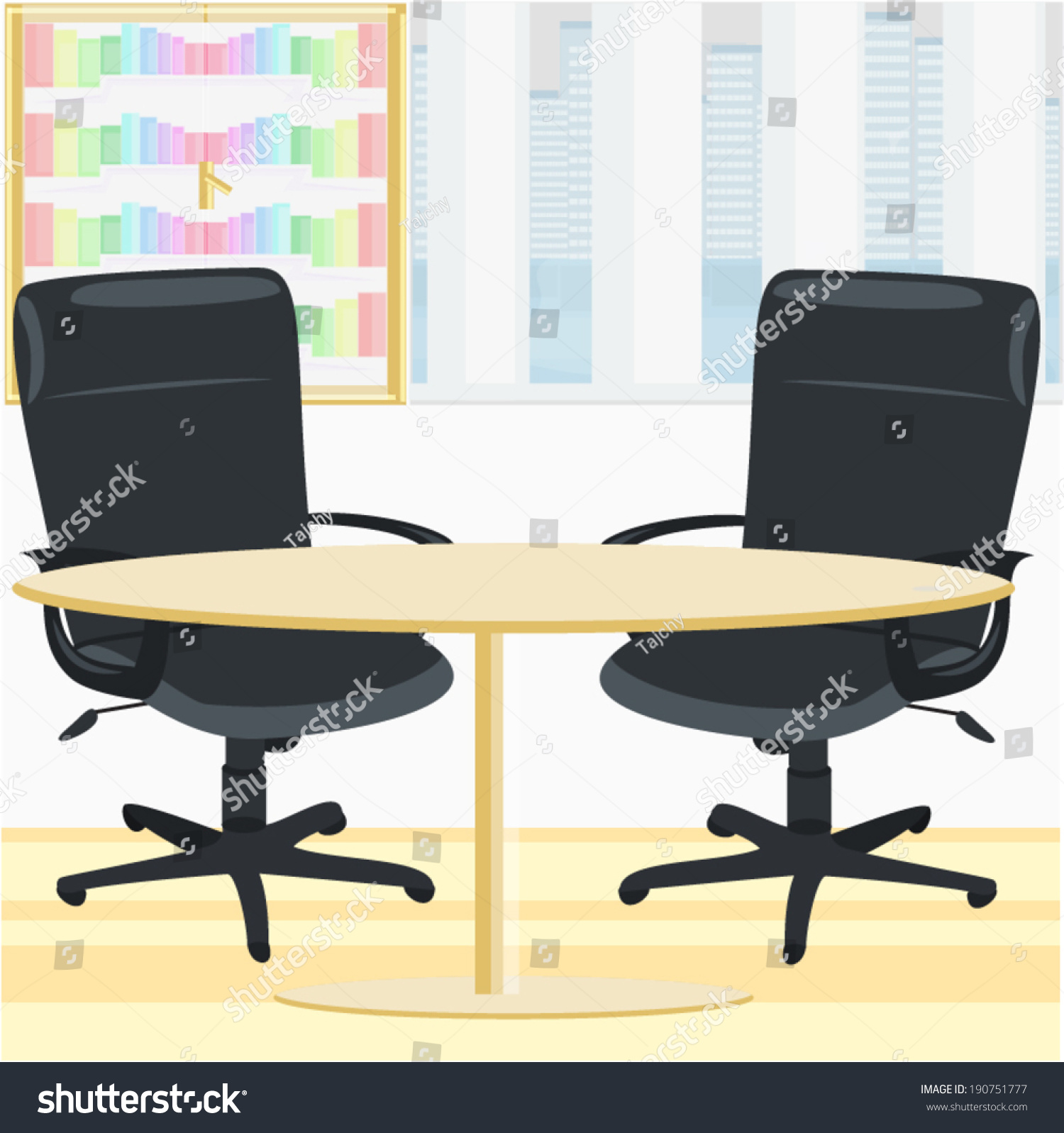 Modern Office Stock Vector (Royalty Free) 190751777 | Shutterstock