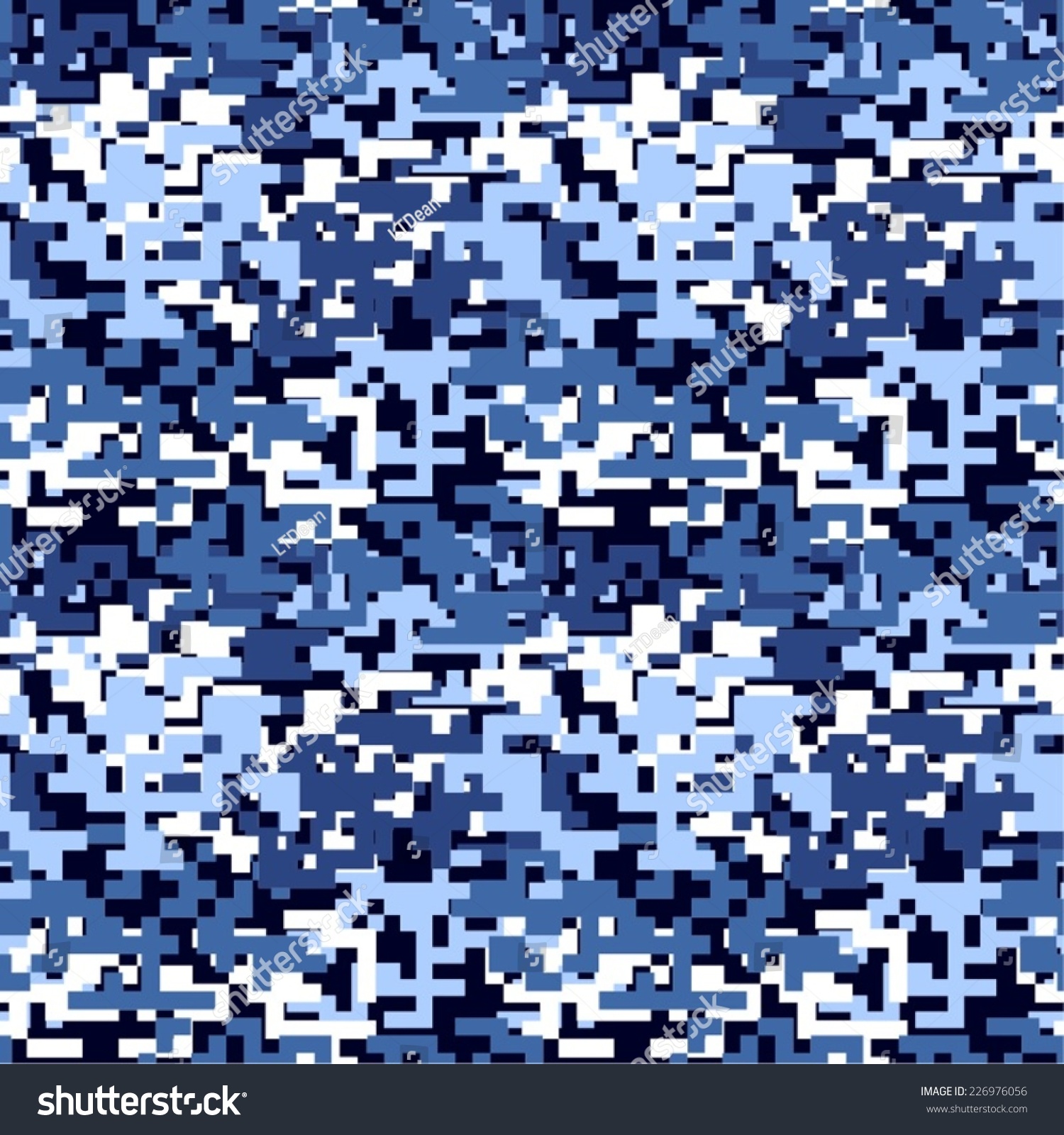 Modern Pixel Camouflage Seamless Image Vectorielle 226976056 - Shutterstock