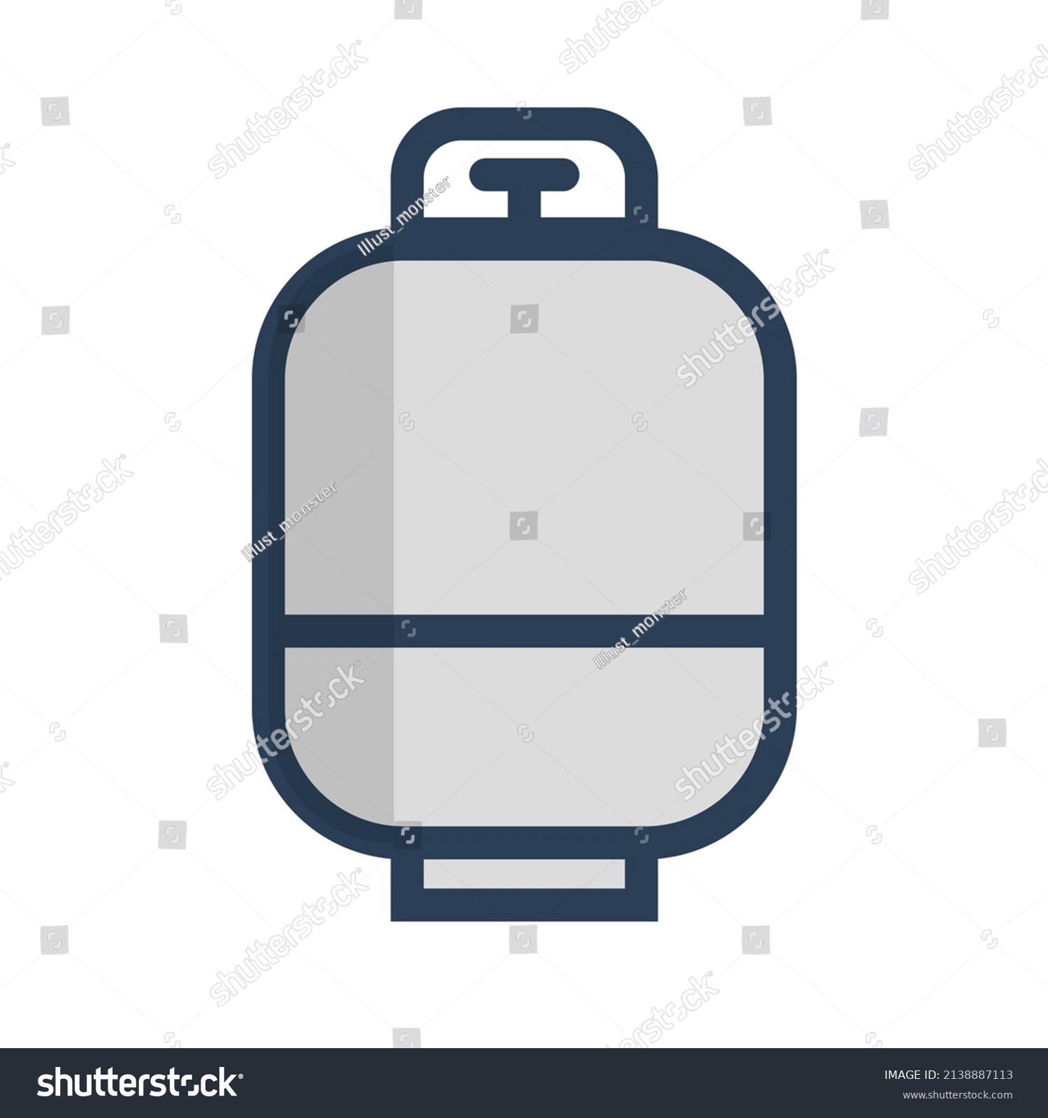 Modern Propane Gas Icon Vector Stock Vector (Royalty Free) 2138887113 ...
