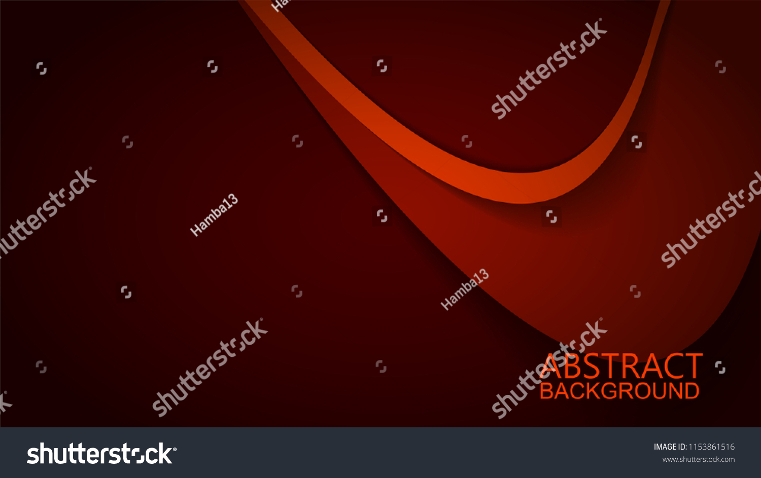 Modern Red Curve Vector Background Stock Vector (Royalty Free ...