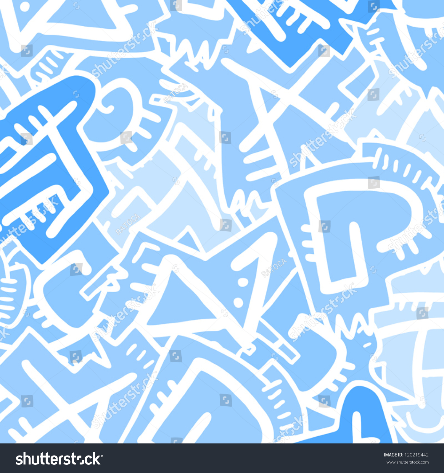 Modern Runes Wallpaper Stock Vector (Royalty Free) 120219442 | Shutterstock