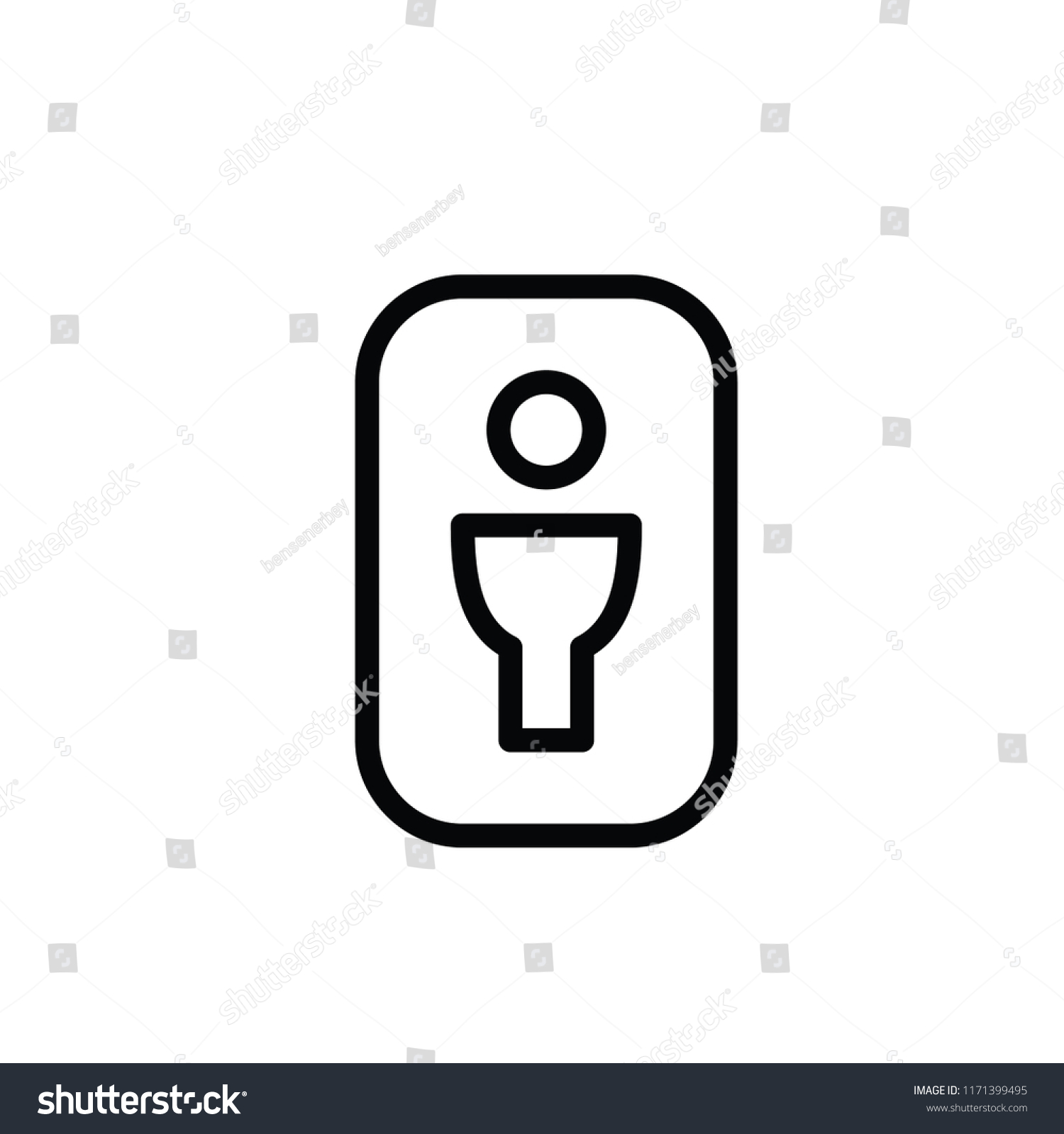 Modern Sanitary Icon Stock Vector (Royalty Free) 1171399495