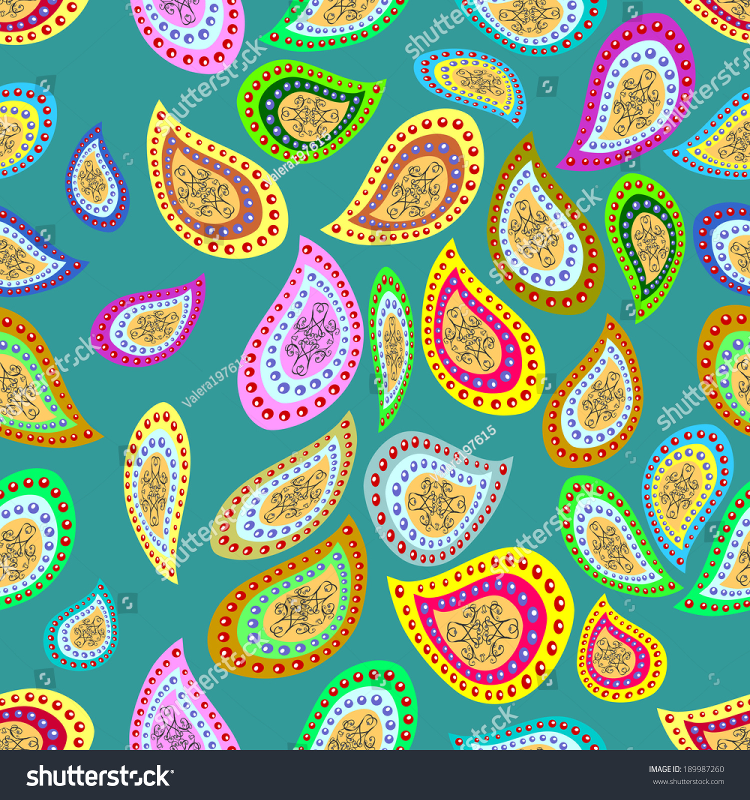 Modern Seamless Texture Vector Eps 8 Stock Vector (Royalty Free) 189987260