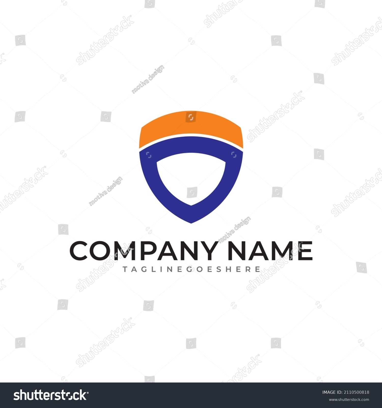 Modern Shield Logo Icon Vector Template Stock Vector (Royalty Free ...