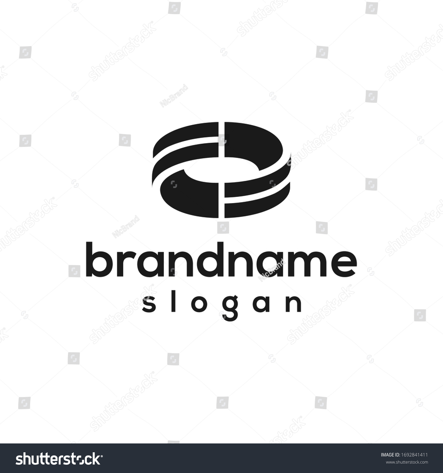 Modern Solutions Logo Design Vector Stock Vector (Royalty Free) 1692841411