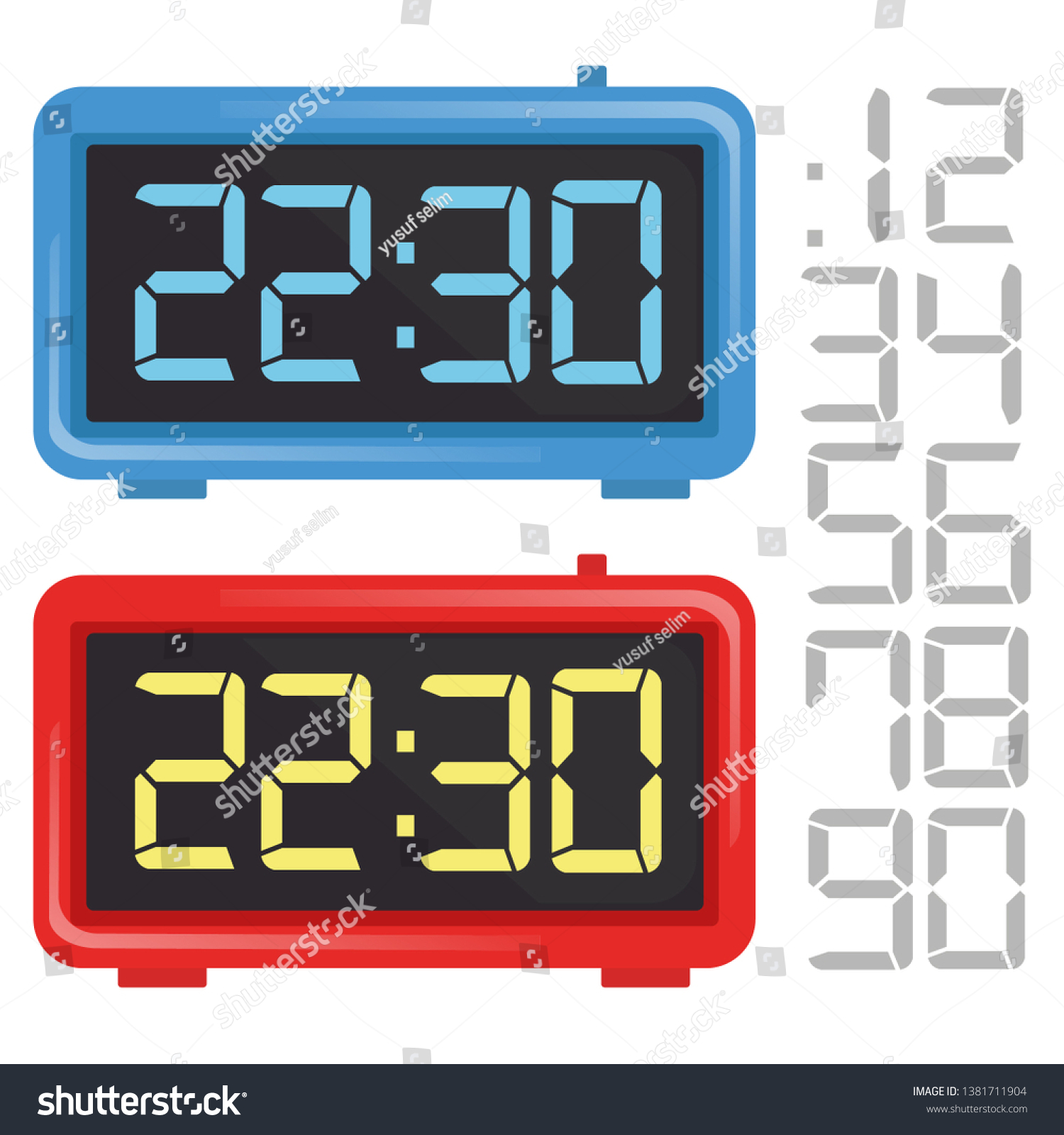 6,042 imágenes de Cartoon digital clock - Imágenes, fotos y vectores de ...