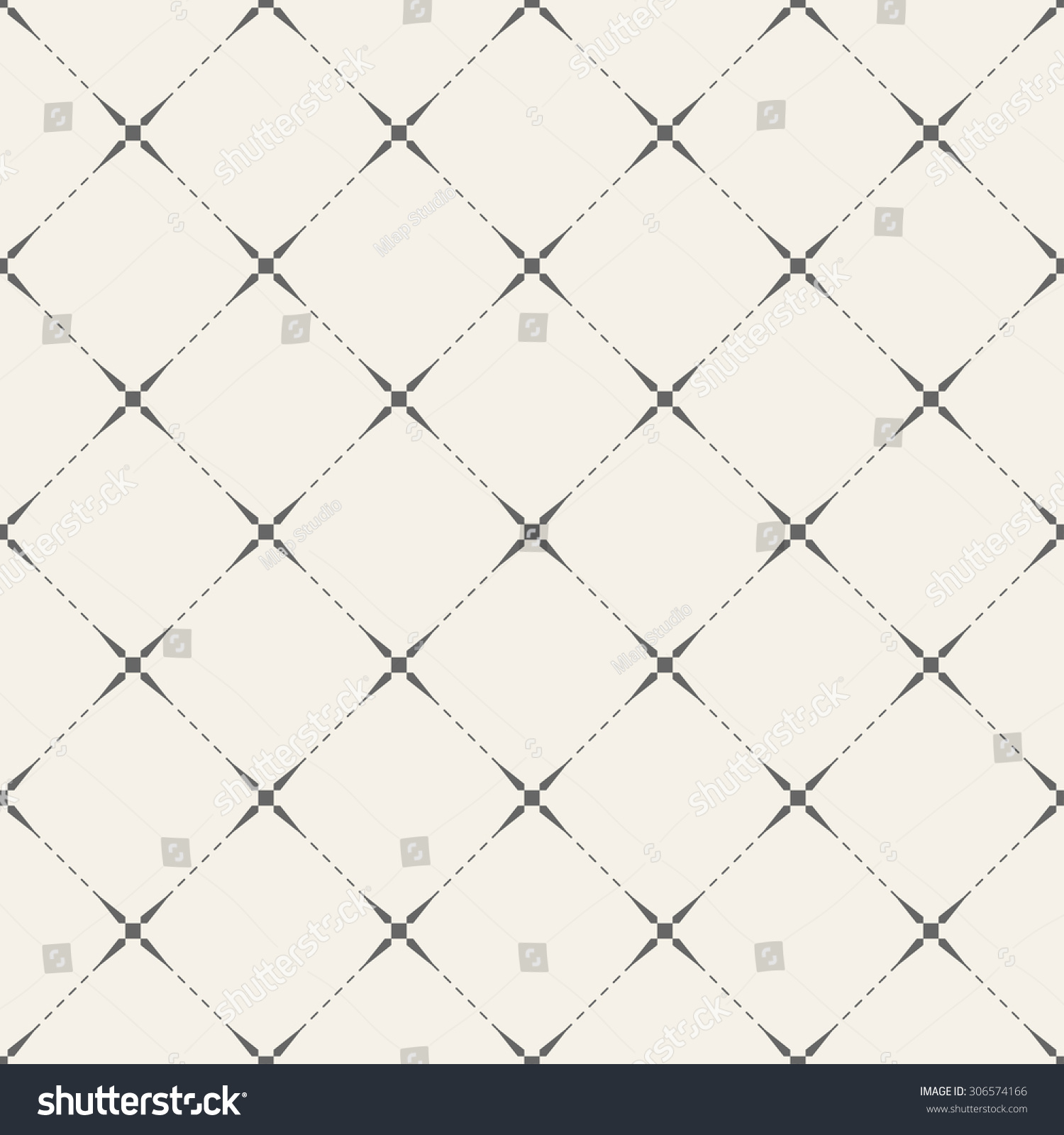 Modern Table Cross Vector Seamless Pattern Stock Vector (Royalty Free ...