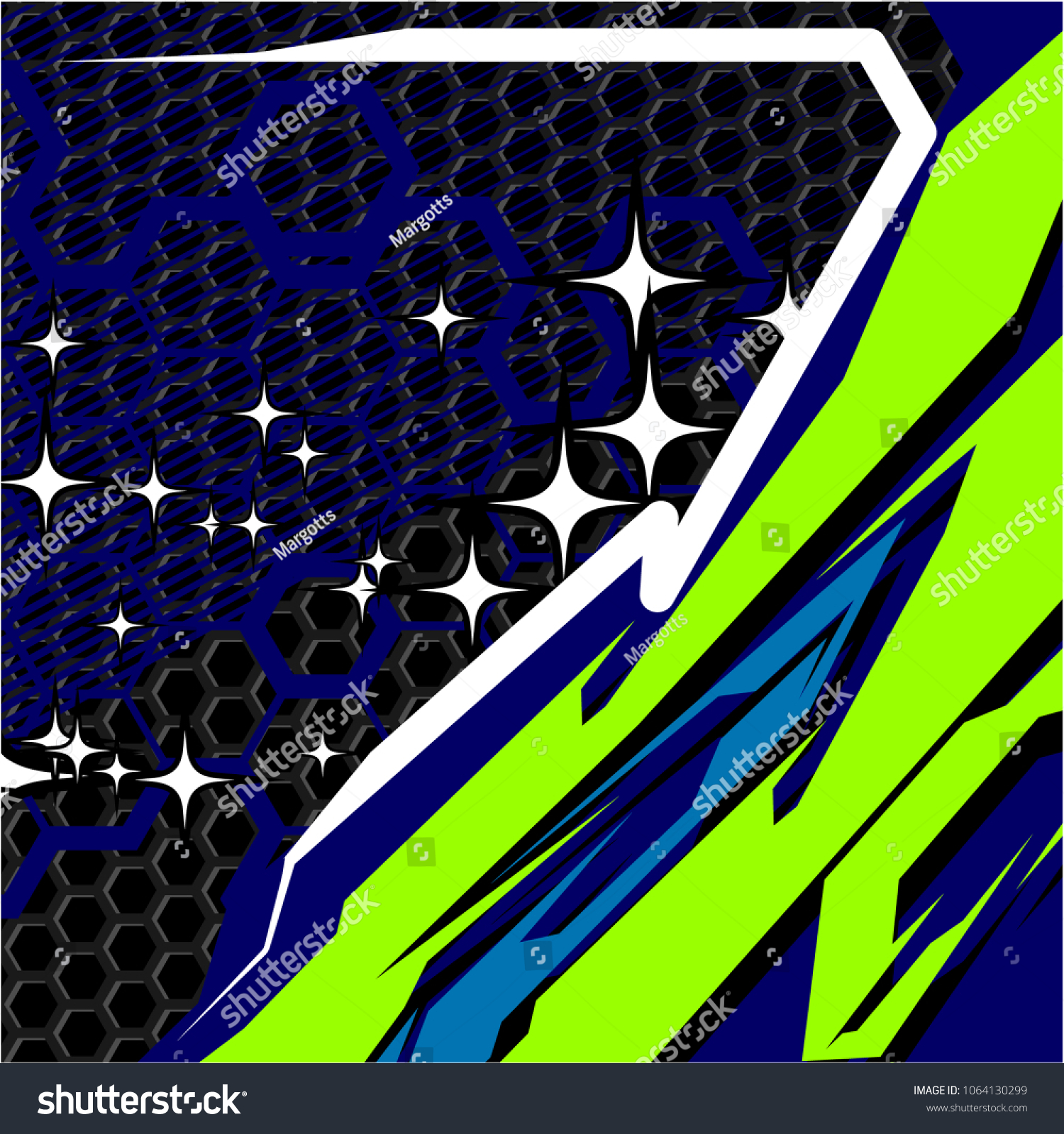 Modern Tech Shape Background Vector Racing Stock Vector (Royalty Free ...
