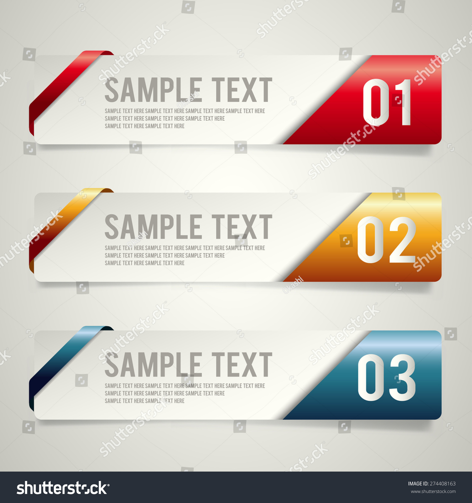 Modern Template Design Set Vector Illustration Stock Vector (Royalty ...