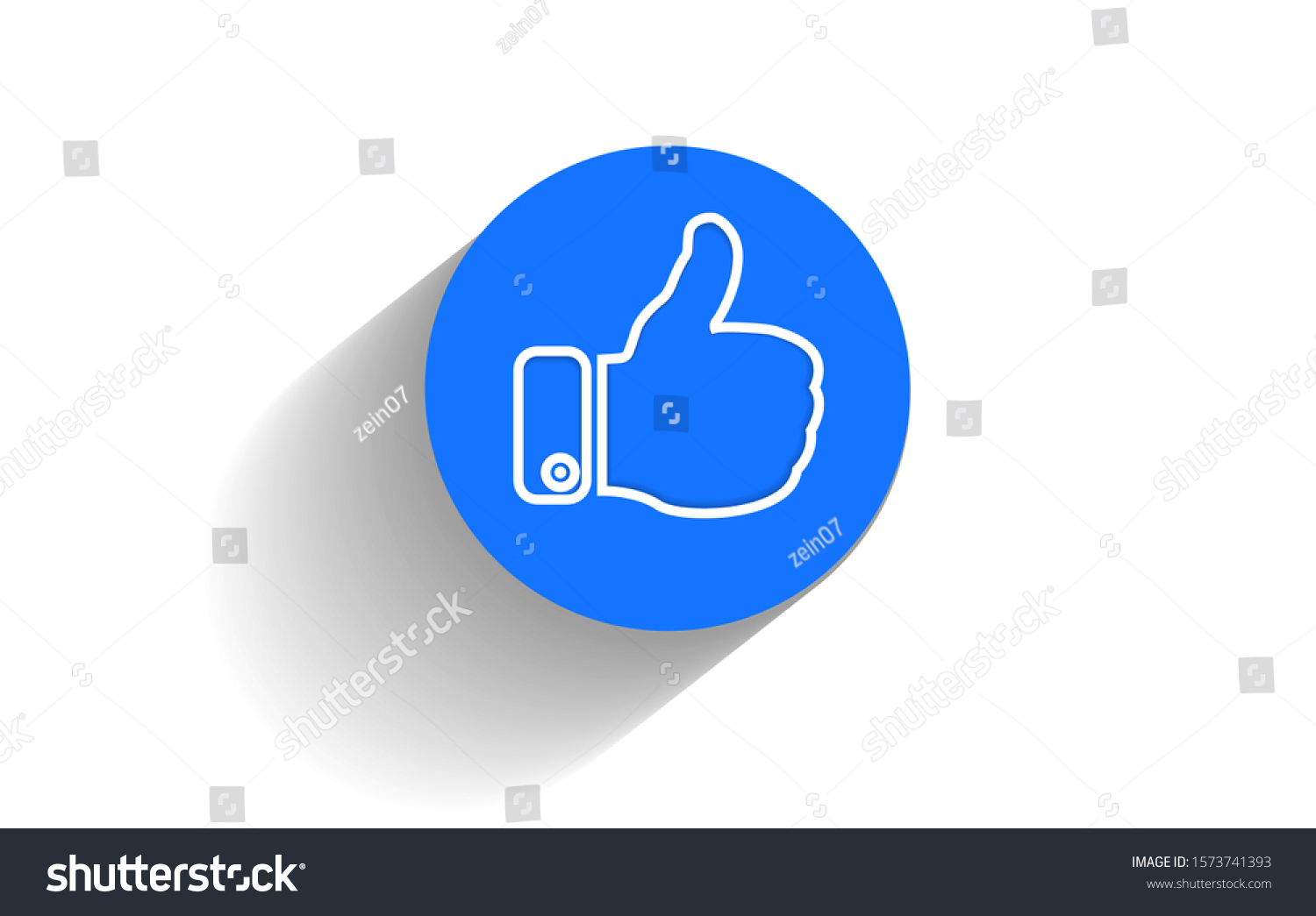 Vektor Stok Modern Thumbs Icon Vector (Tanpa Royalti) 1573741393 ...