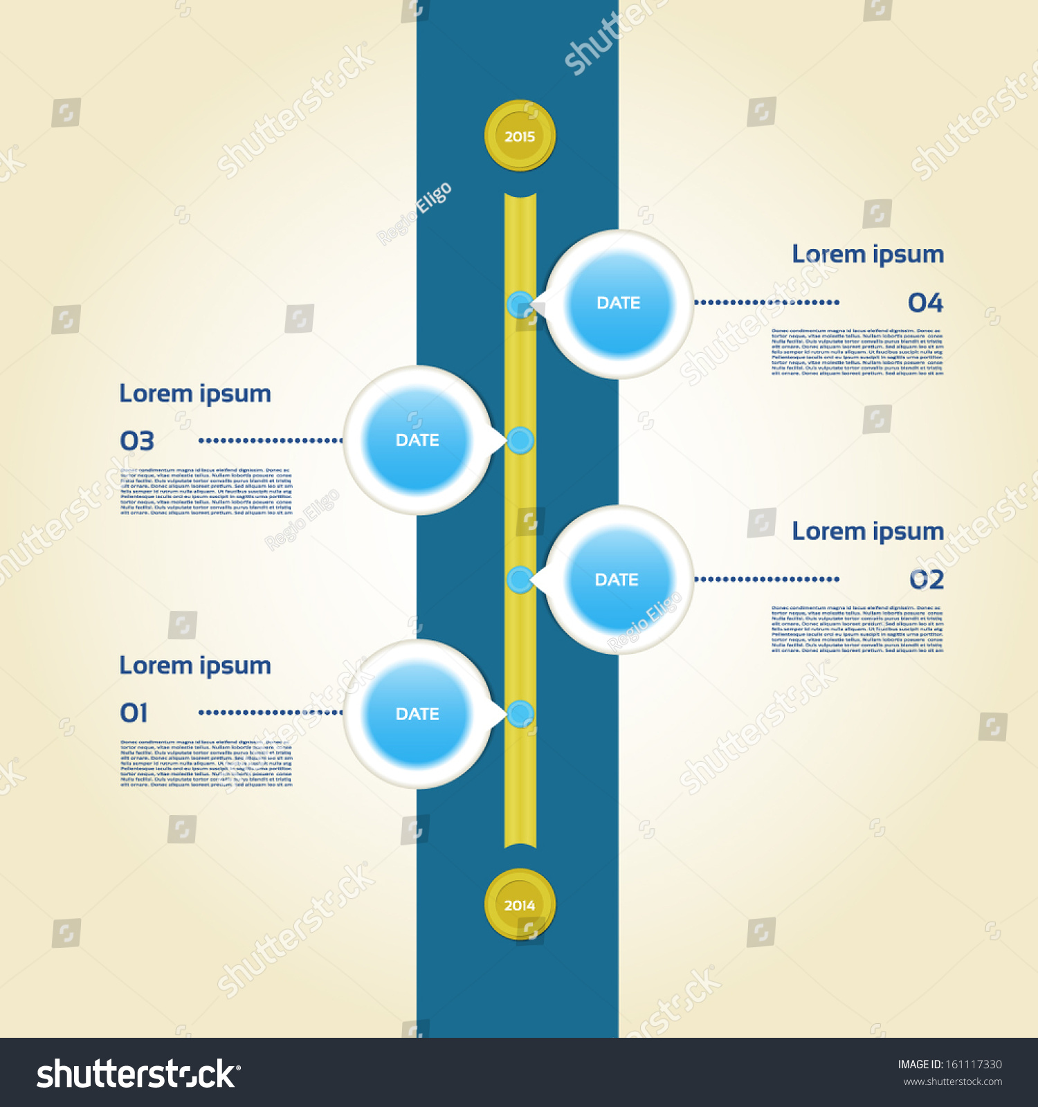 Modern Time Line Design Template Eps Stock Vector (Royalty Free) 161117330