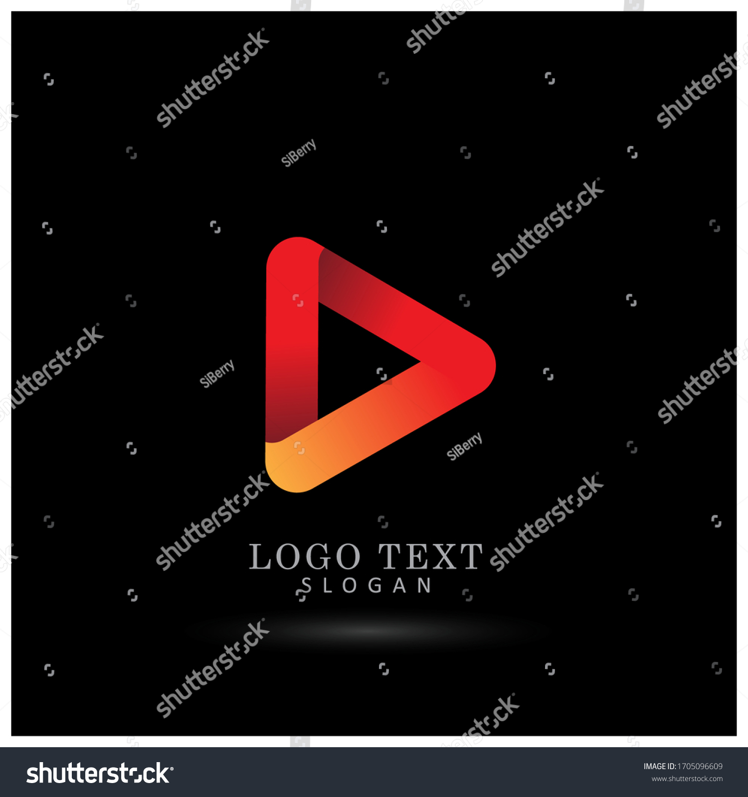 Modern Triangle Logo Symbol Icon Vector Stock Vector (Royalty Free ...