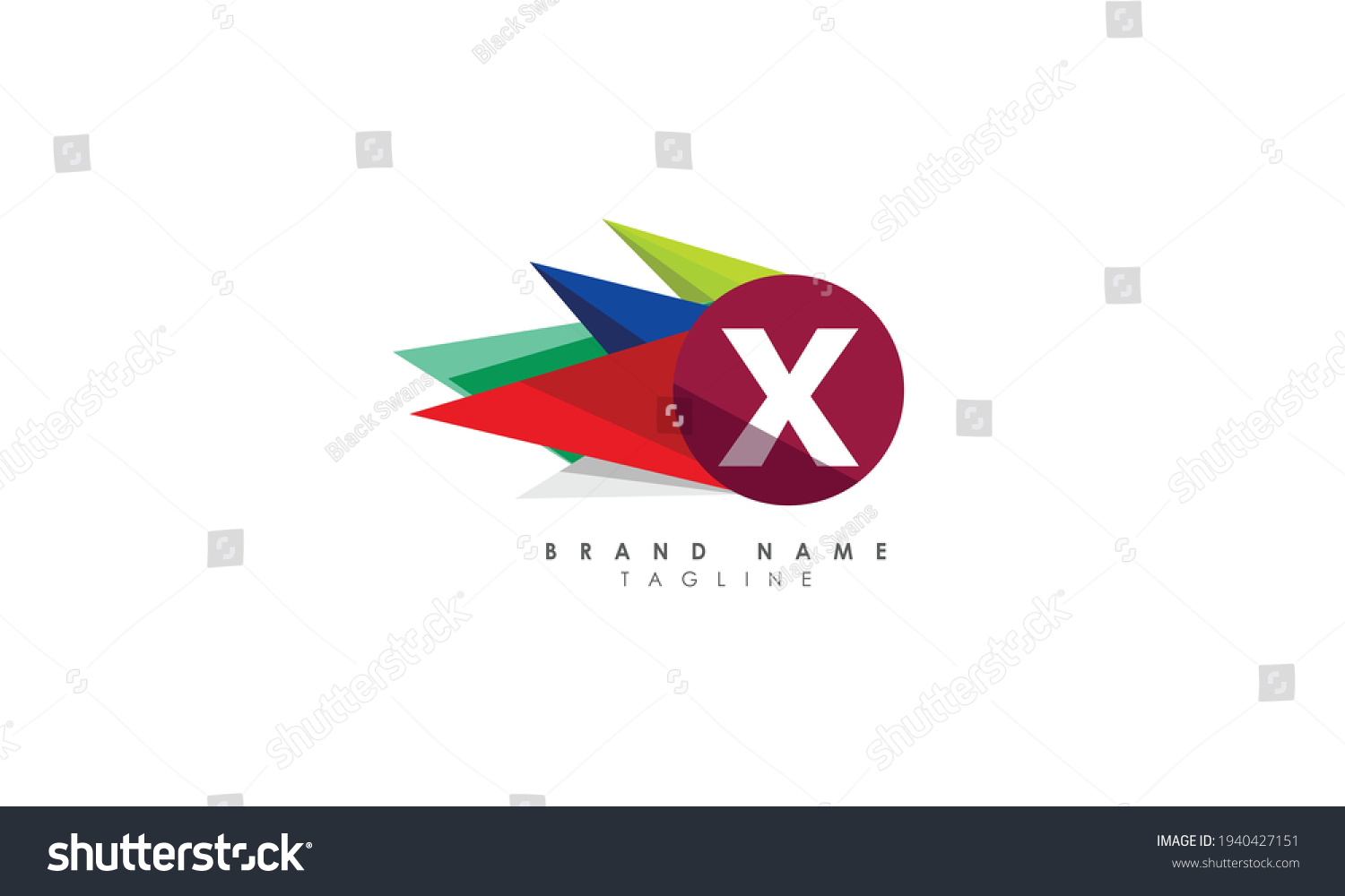 Modern Unique Creative X Logo Design Stock Vector (Royalty Free ...